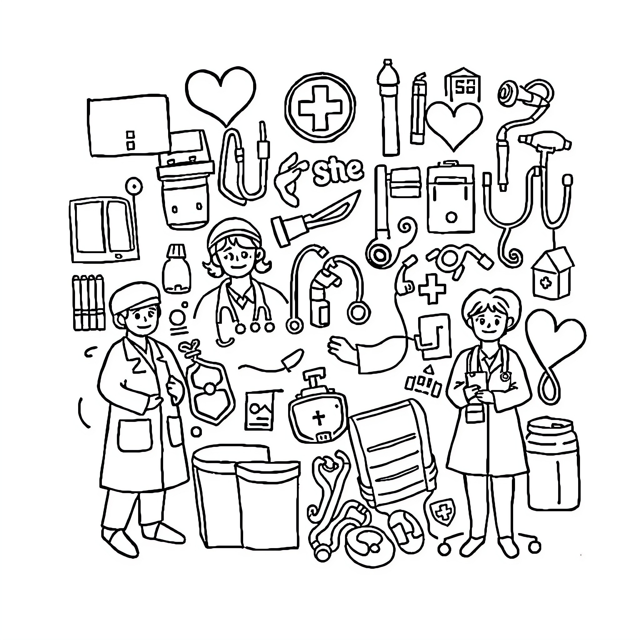 Best Hospital Coloring Pages (Free Printable PDF)