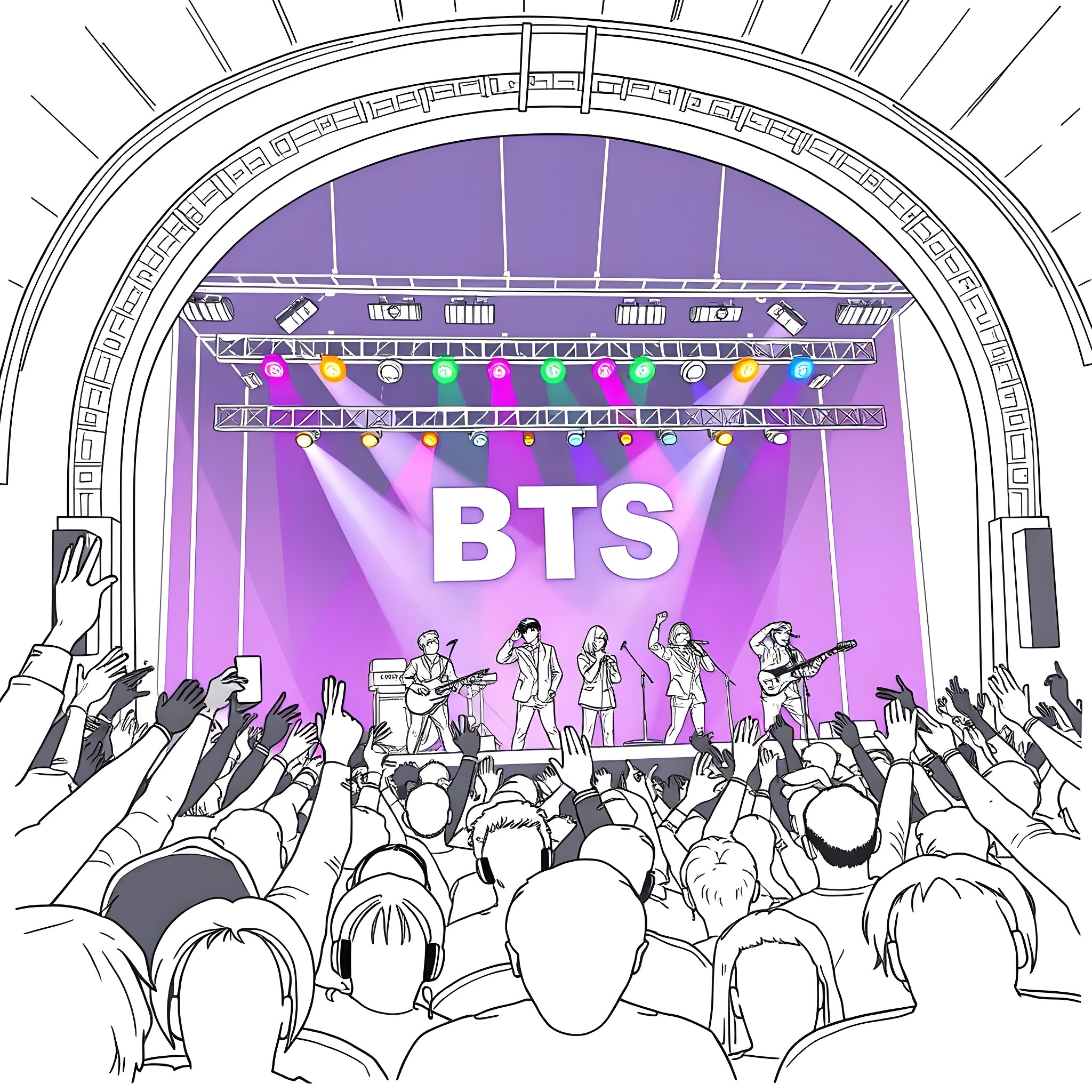 56 Best BTS Coloring Pages (Free Printable PDFs)