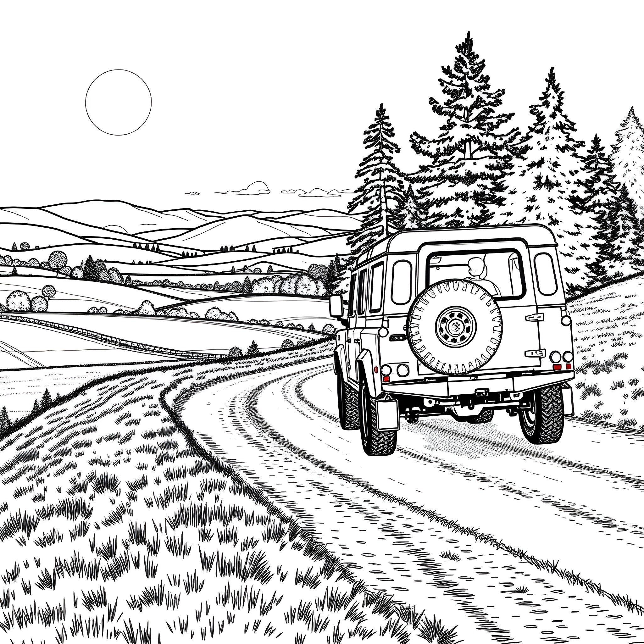 Best Land Rover Coloring Pages (Free Printable PDF)
