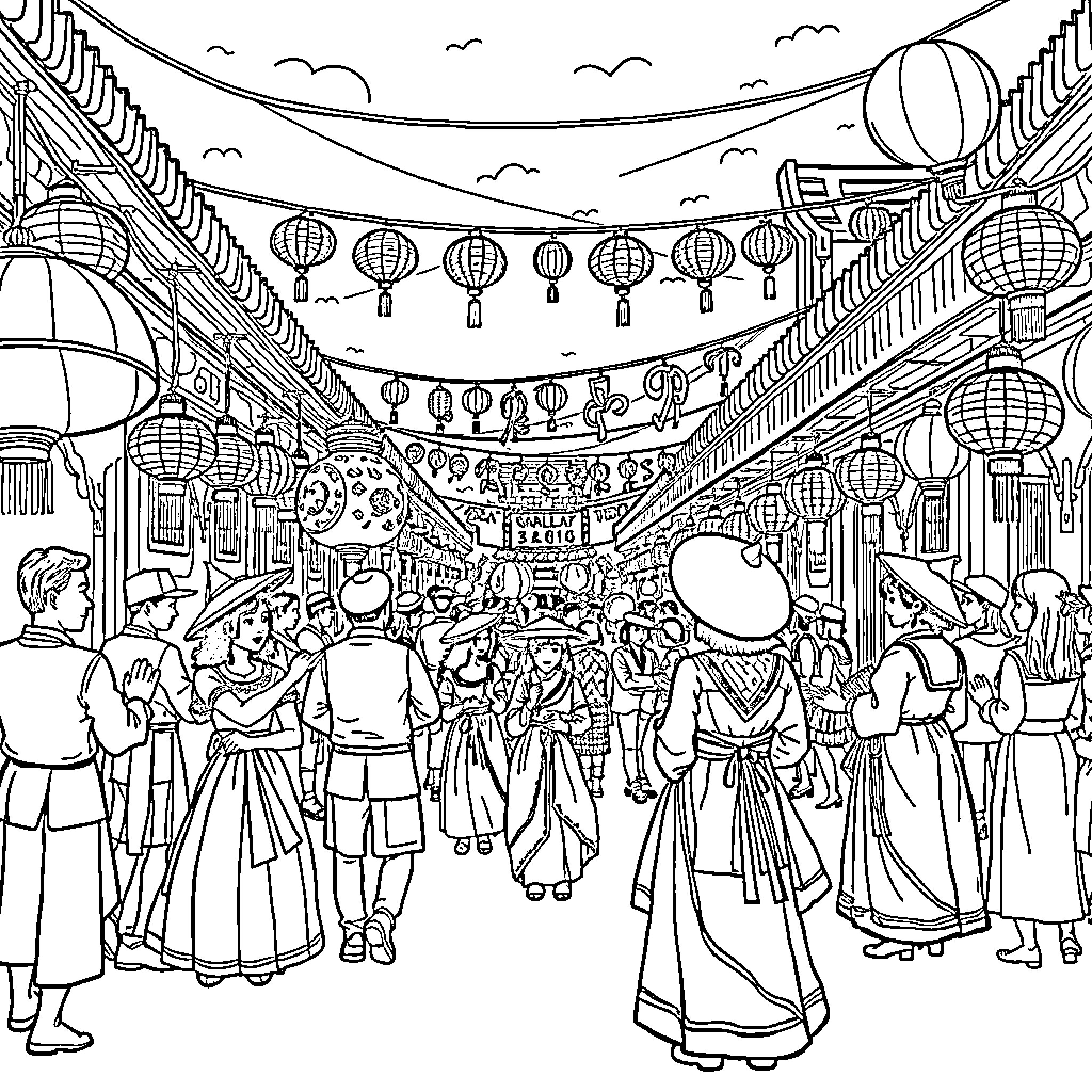 Best Vietnam Festival Coloring Pages (Free Printable PDF)