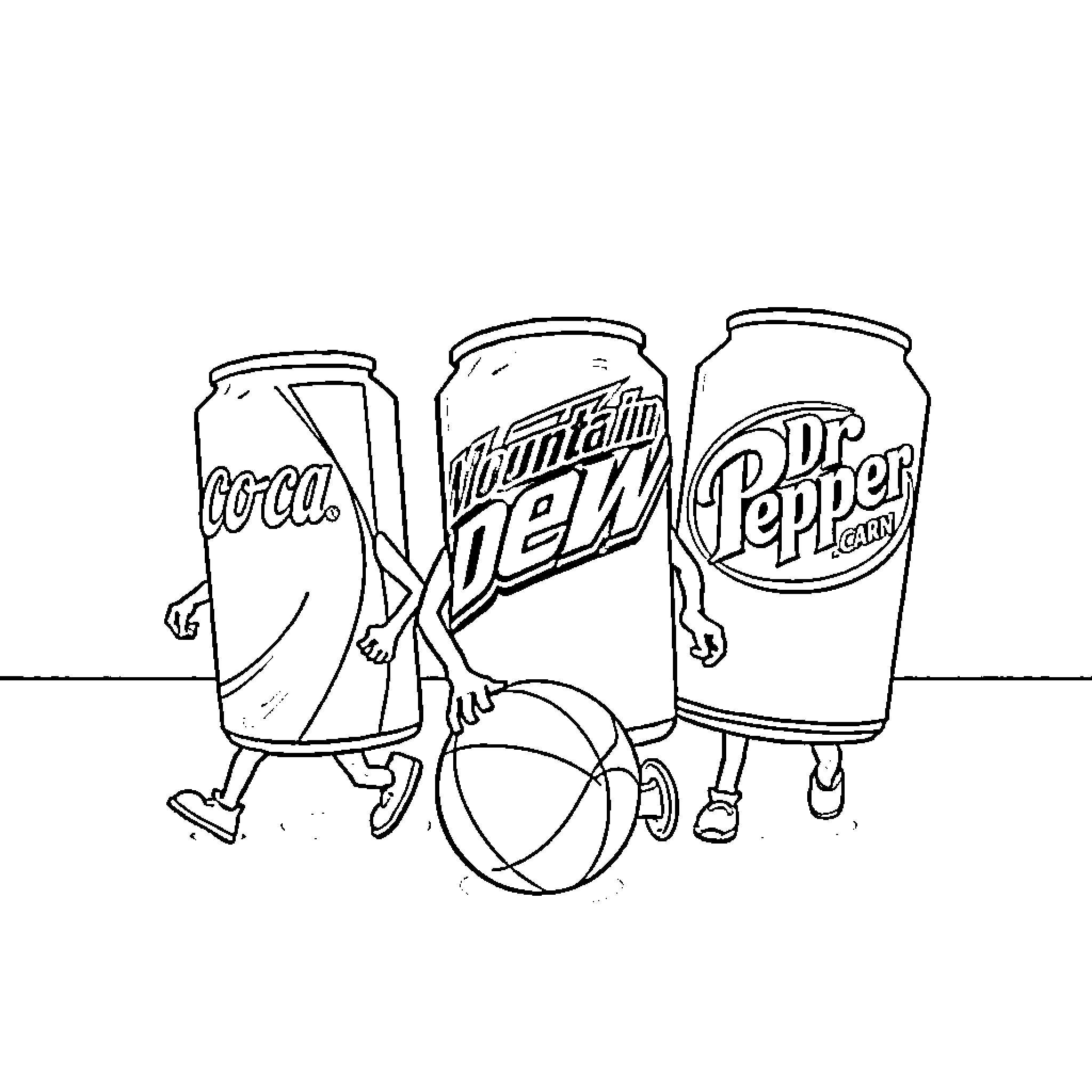 Best Soda Can Coloring Pages (Free Printable PDF)