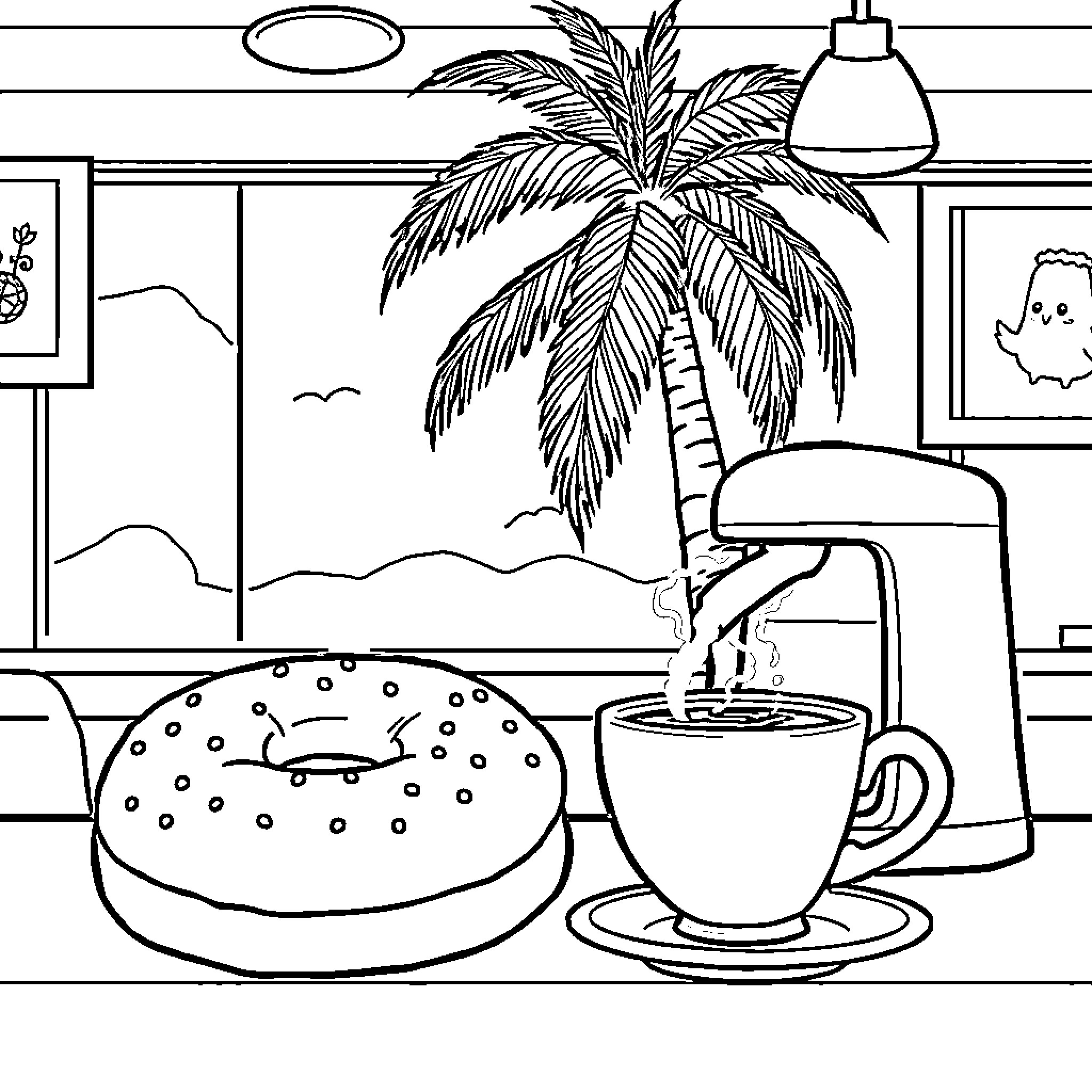 Best Bagel Coloring Pages (Free Printable PDF)