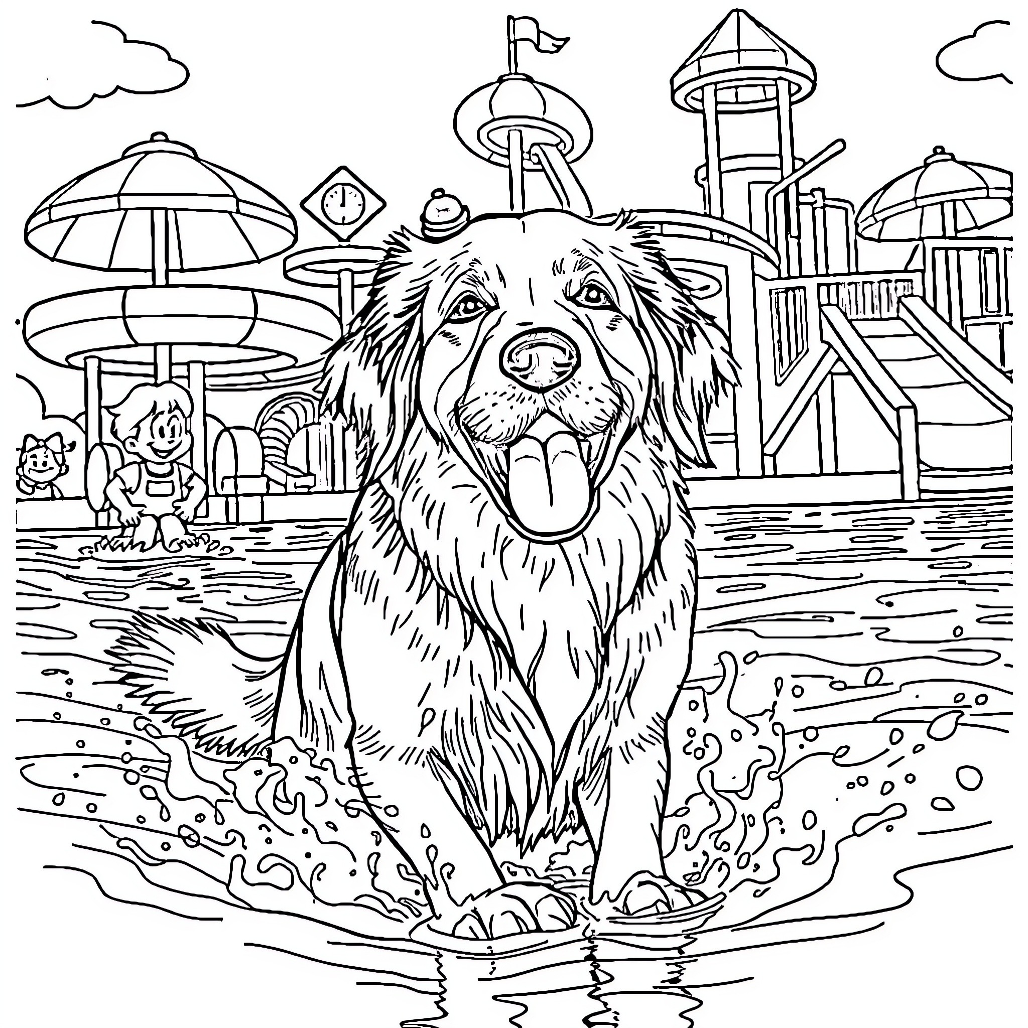 Best Golden Retriever Coloring Pages (Free Printable PDF)