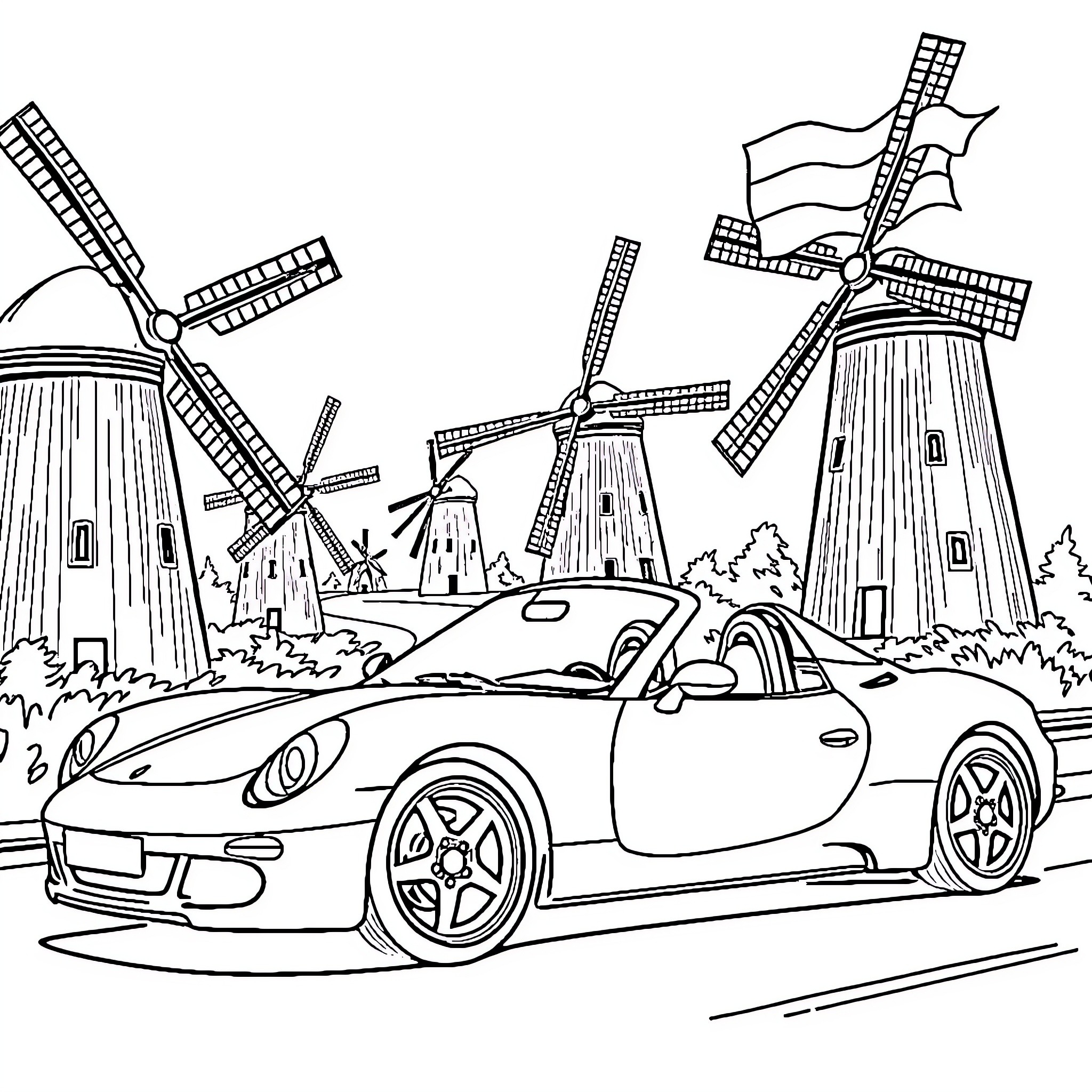 Best Car Coloring Pages (Free Printable PDF)