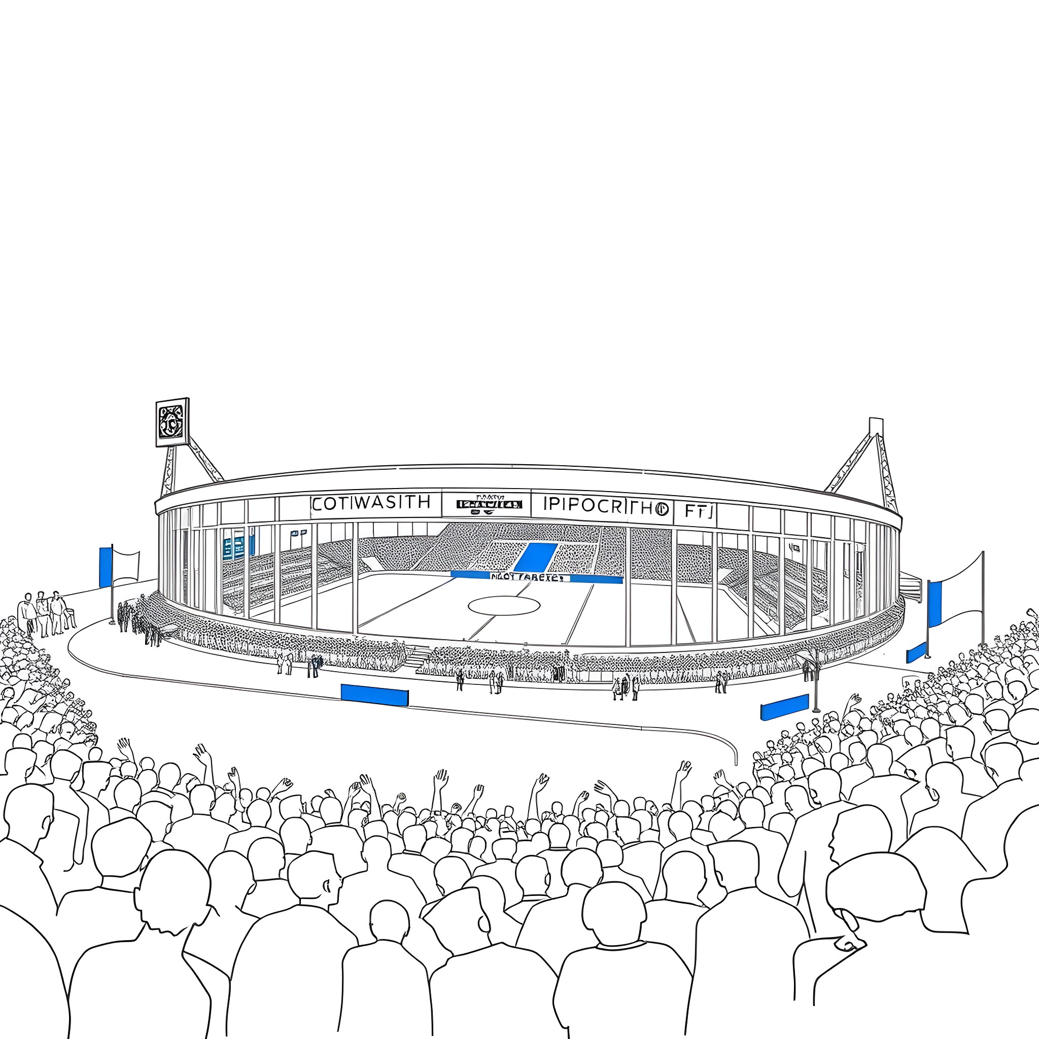 Best Stadium Coloring Pages (Free Printable PDF)
