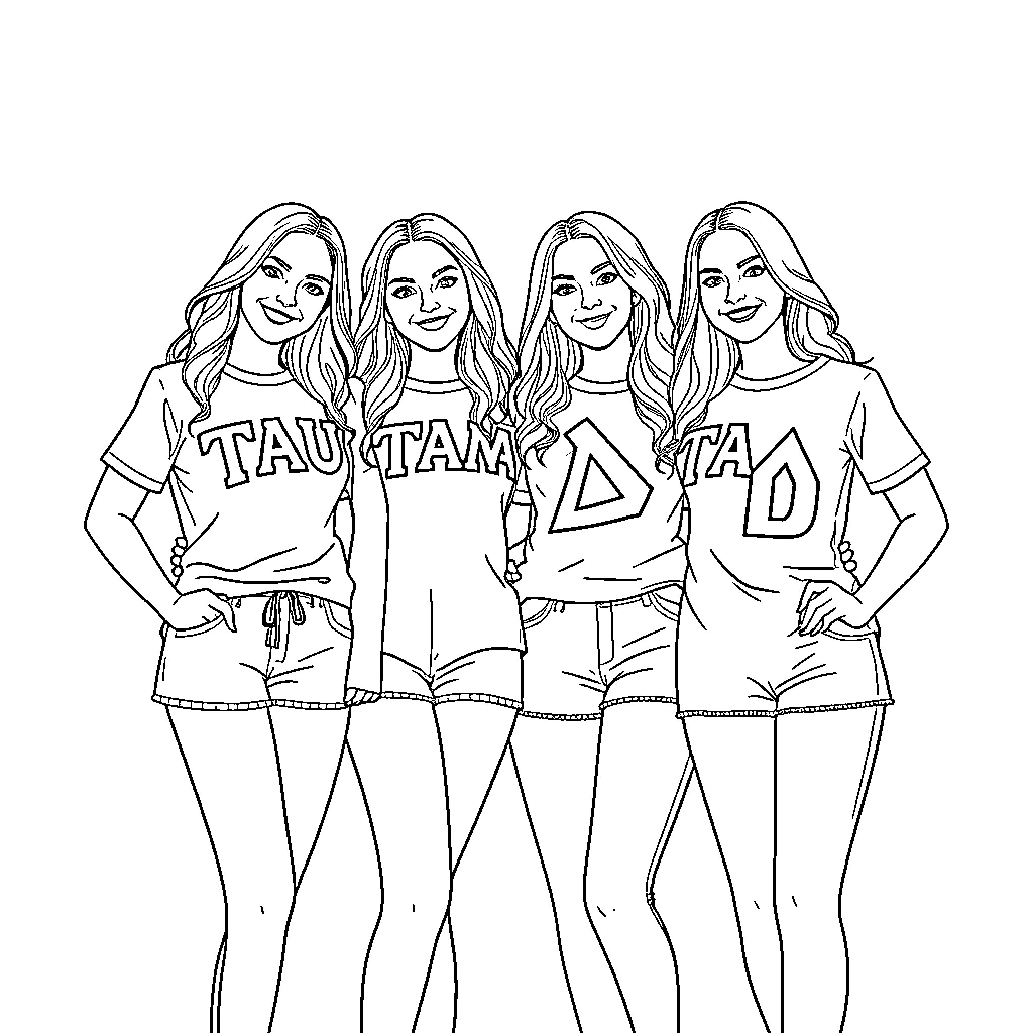 Best Tau Gamma Delta Coloring Pages (Free Printable PDF)