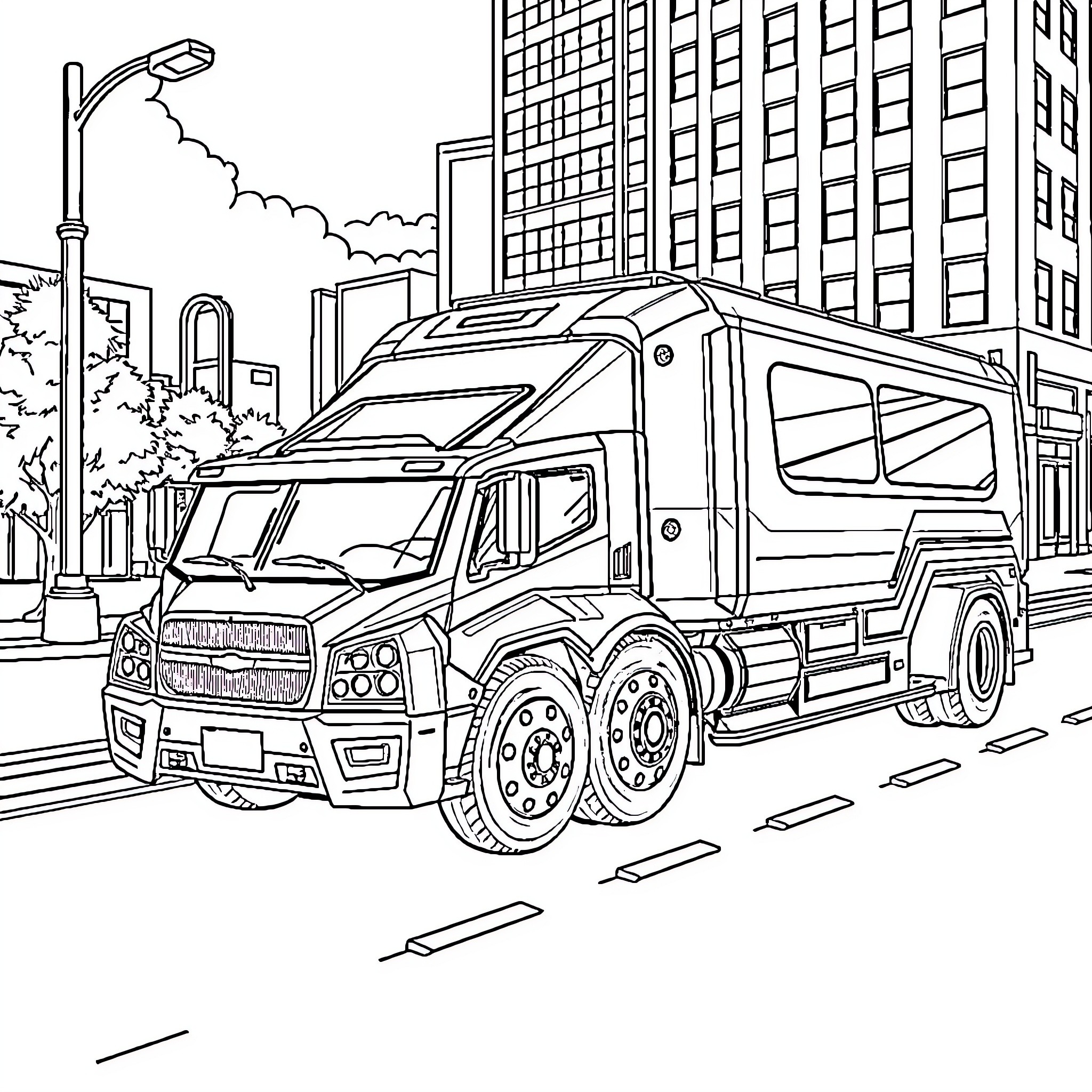 Best Cybertruck Coloring Pages (Free Printable PDF)