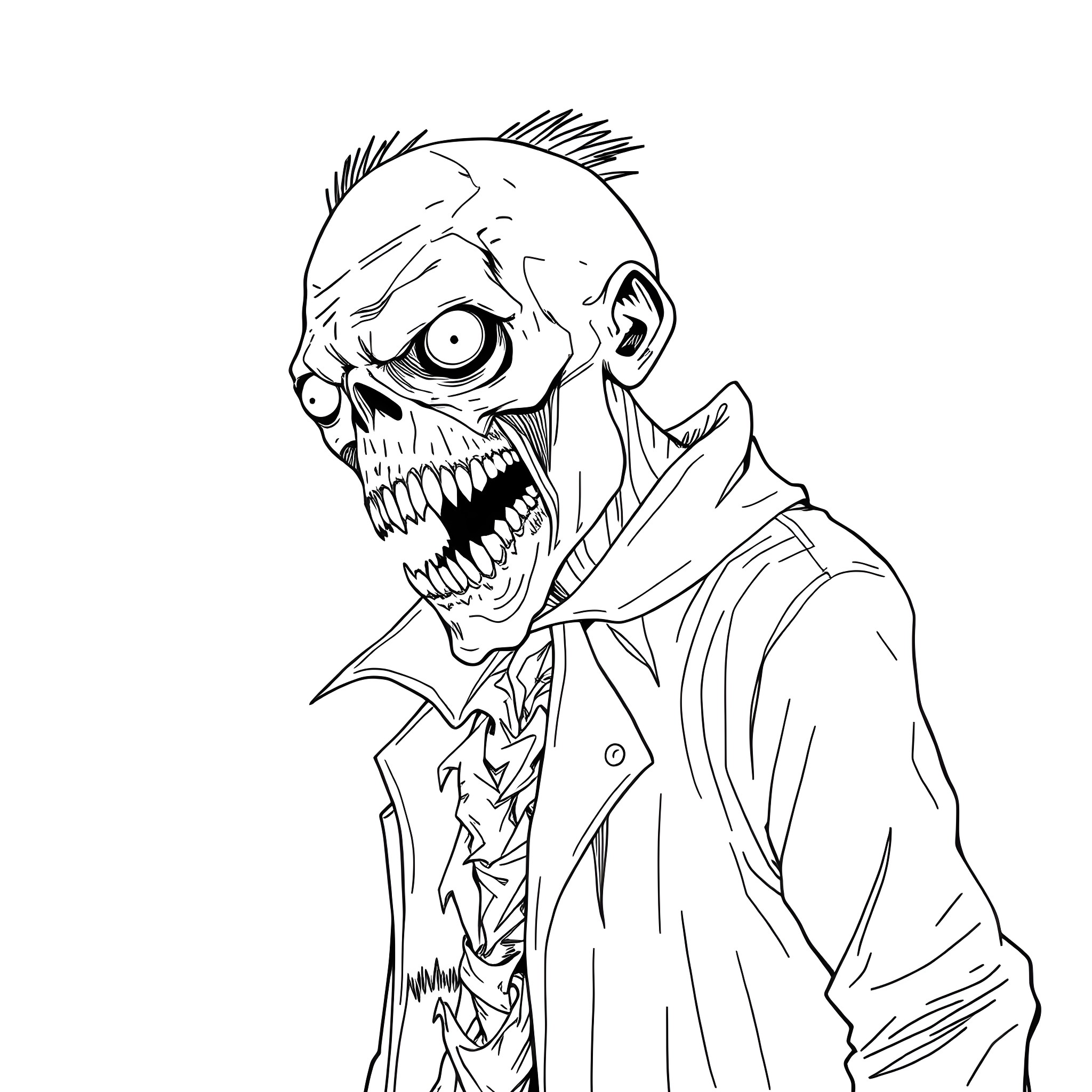 300 Best Zombie Coloring Pages (Free Printable PDFs)
