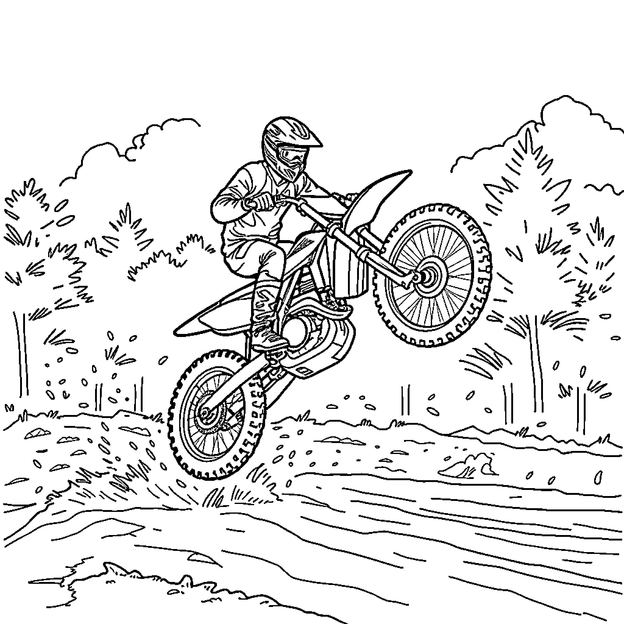 Best Motocross Coloring Pages (Free Printable PDF)