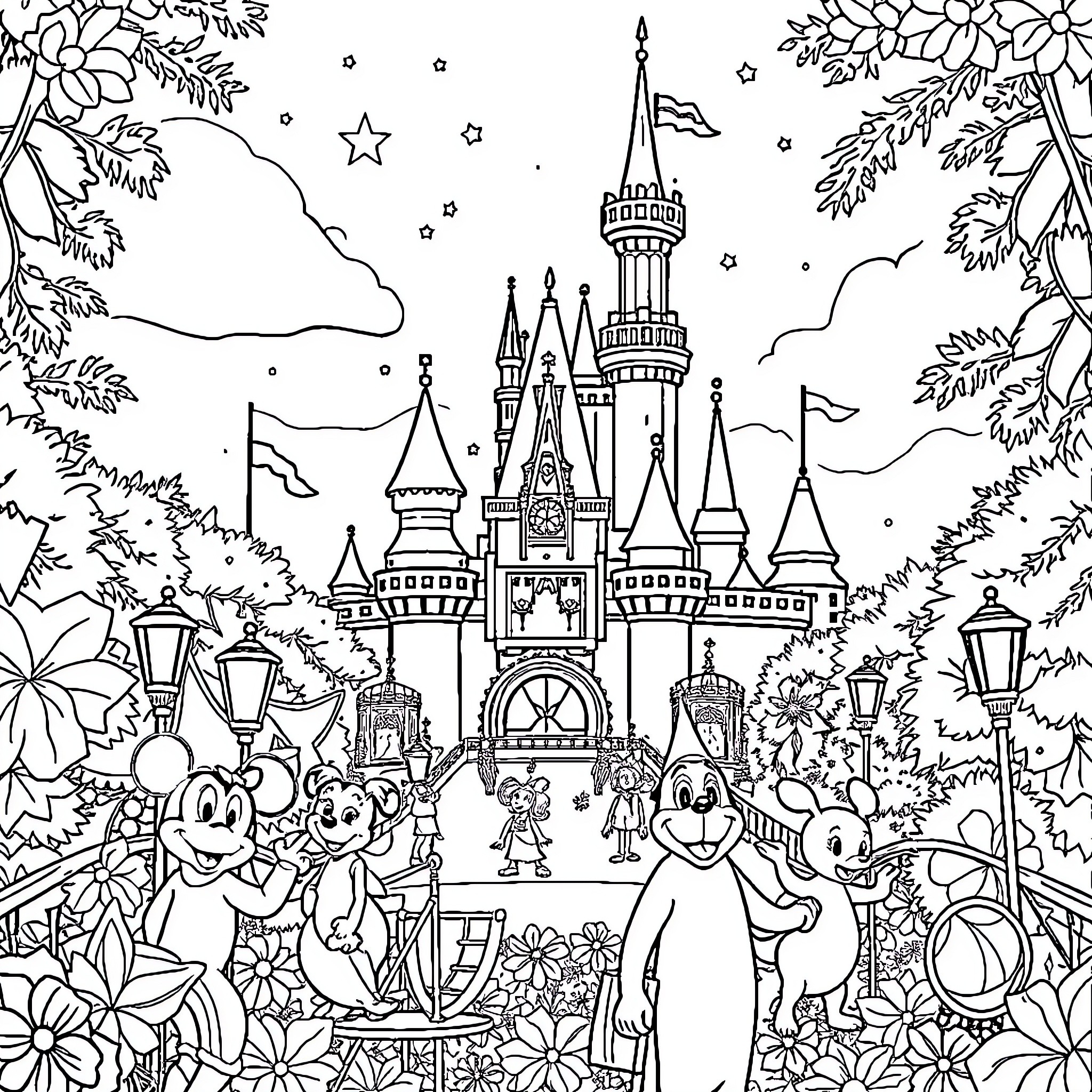 33 Best Disney Coloring Pages (Free Printable PDFs)