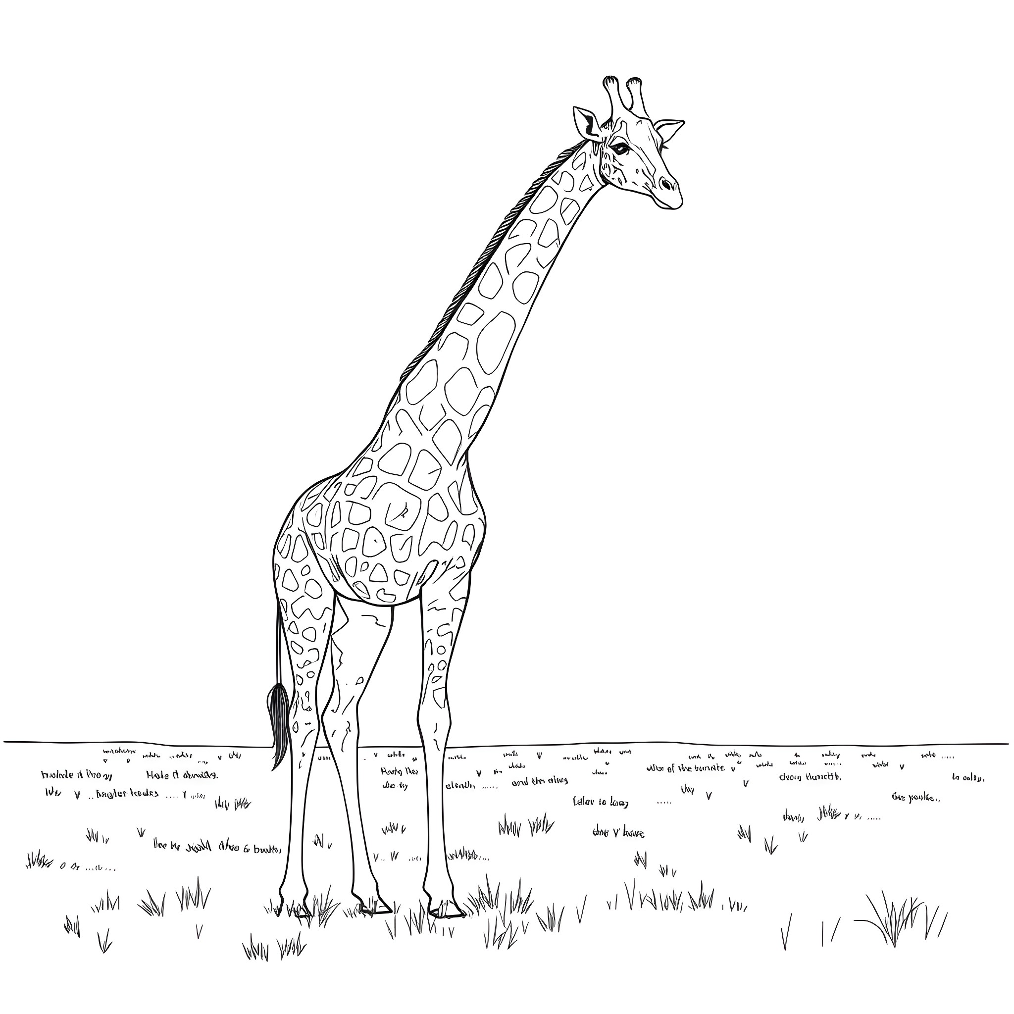 47 Best Giraffe Coloring Pages (Free Printable PDFs)
