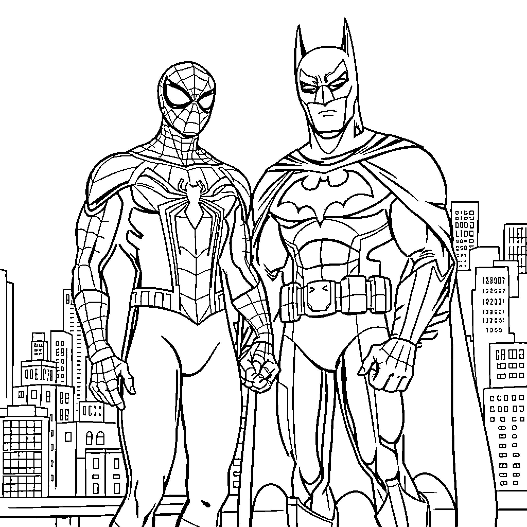 Best Superhero Coloring Pages (Free Printable PDF)