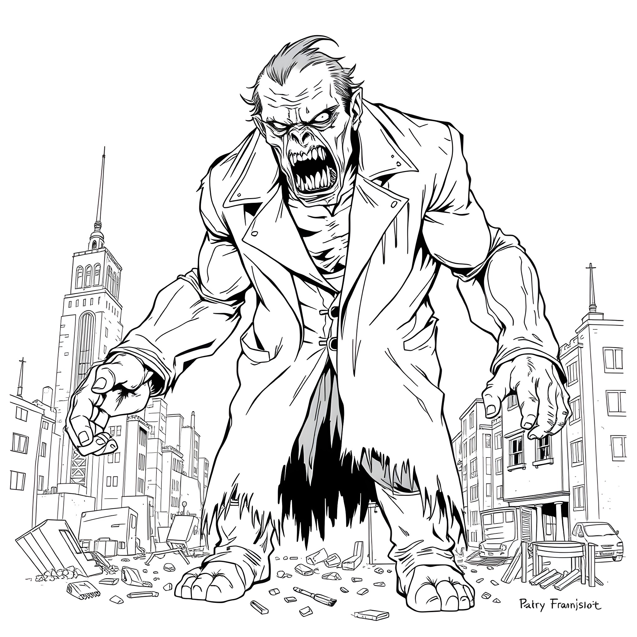 118 Best Zombie Coloring Pages (Free Printable PDFs)