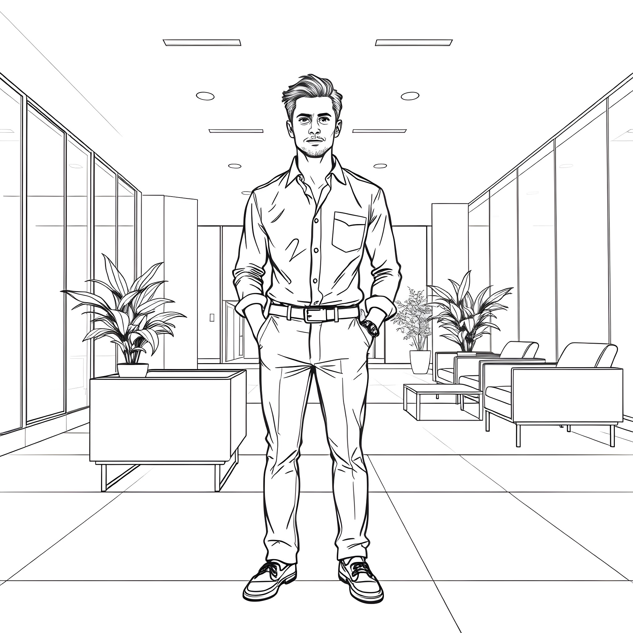 211 Best Man Coloring Pages (Free Printable PDFs)