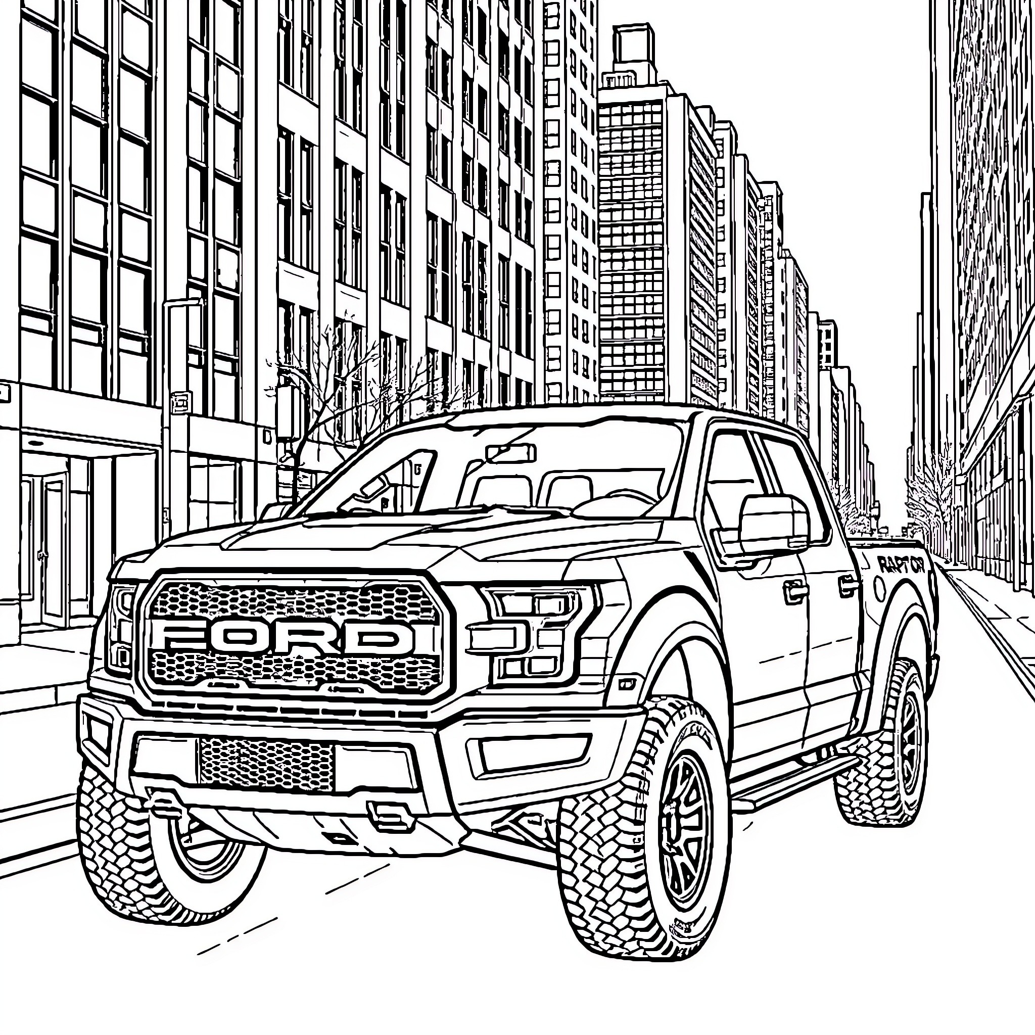 15 Best Ford F150 Coloring Pages (Free Printable PDFs)