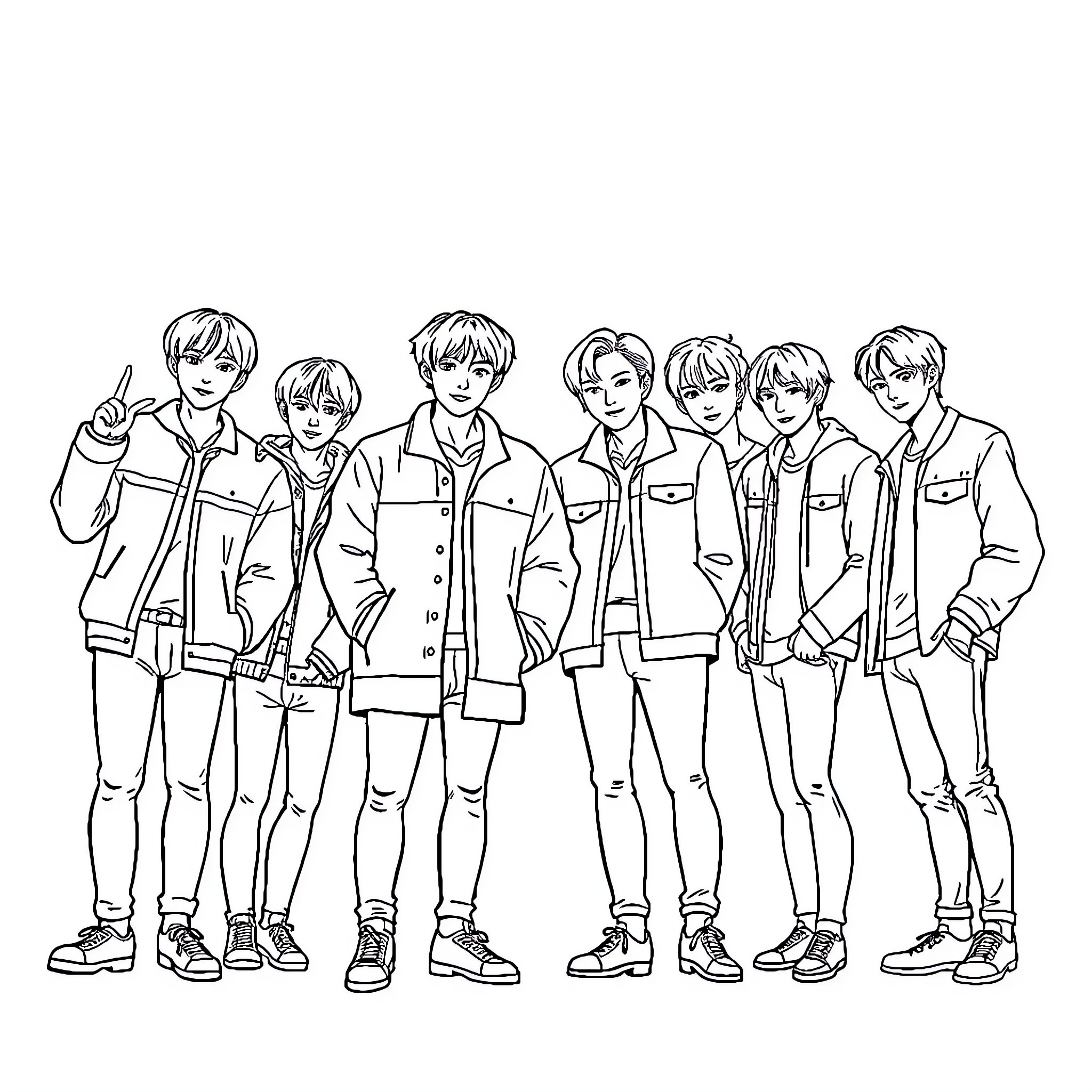 56 Best BTS Coloring Pages (Free Printable PDFs)