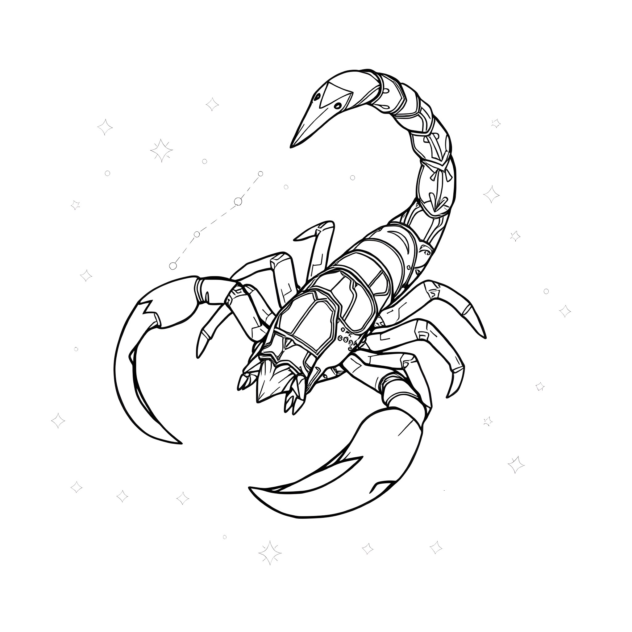 Best Scorpio Coloring Pages (Free Printable PDF)