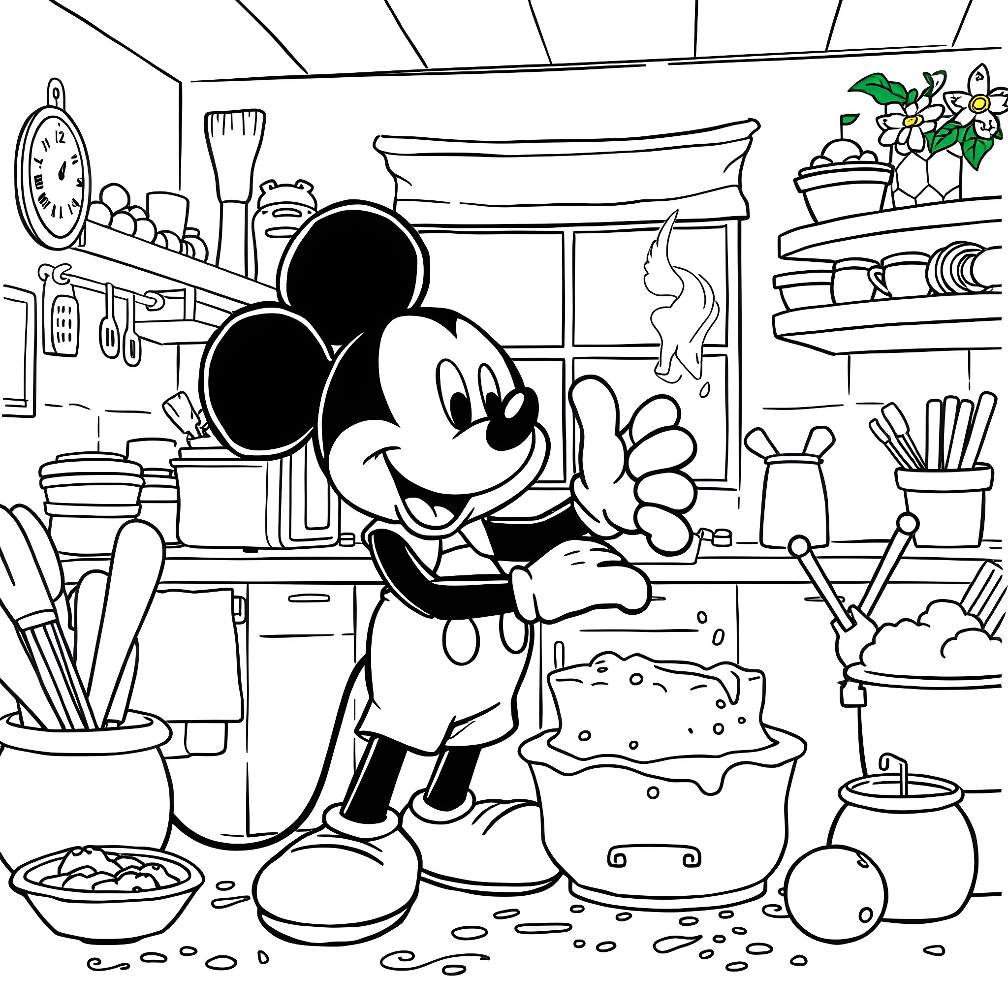 504 Best Mickey Mouse Coloring Pages (Free Printable PDFs)