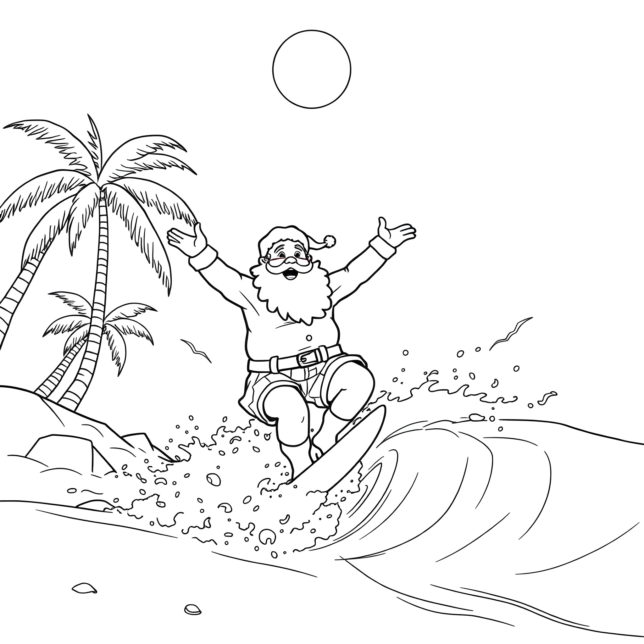 Best Santa Claus Coloring Pages (Free Printable PDF)