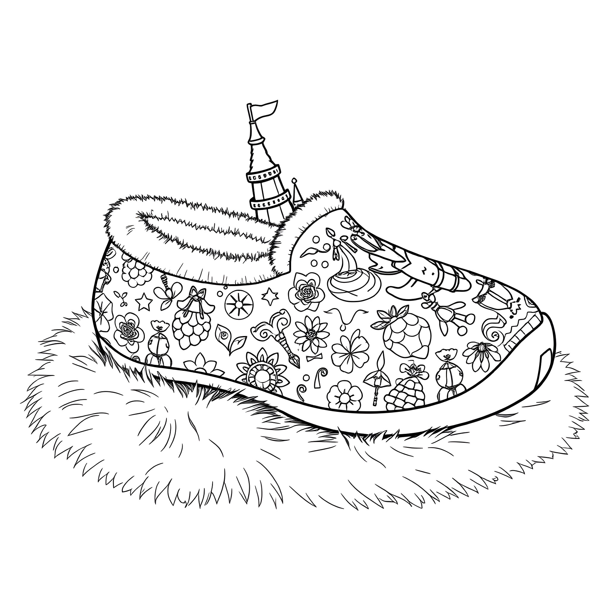 2 Best Disney Slipper Coloring Pages (Free Printable PDFs)
