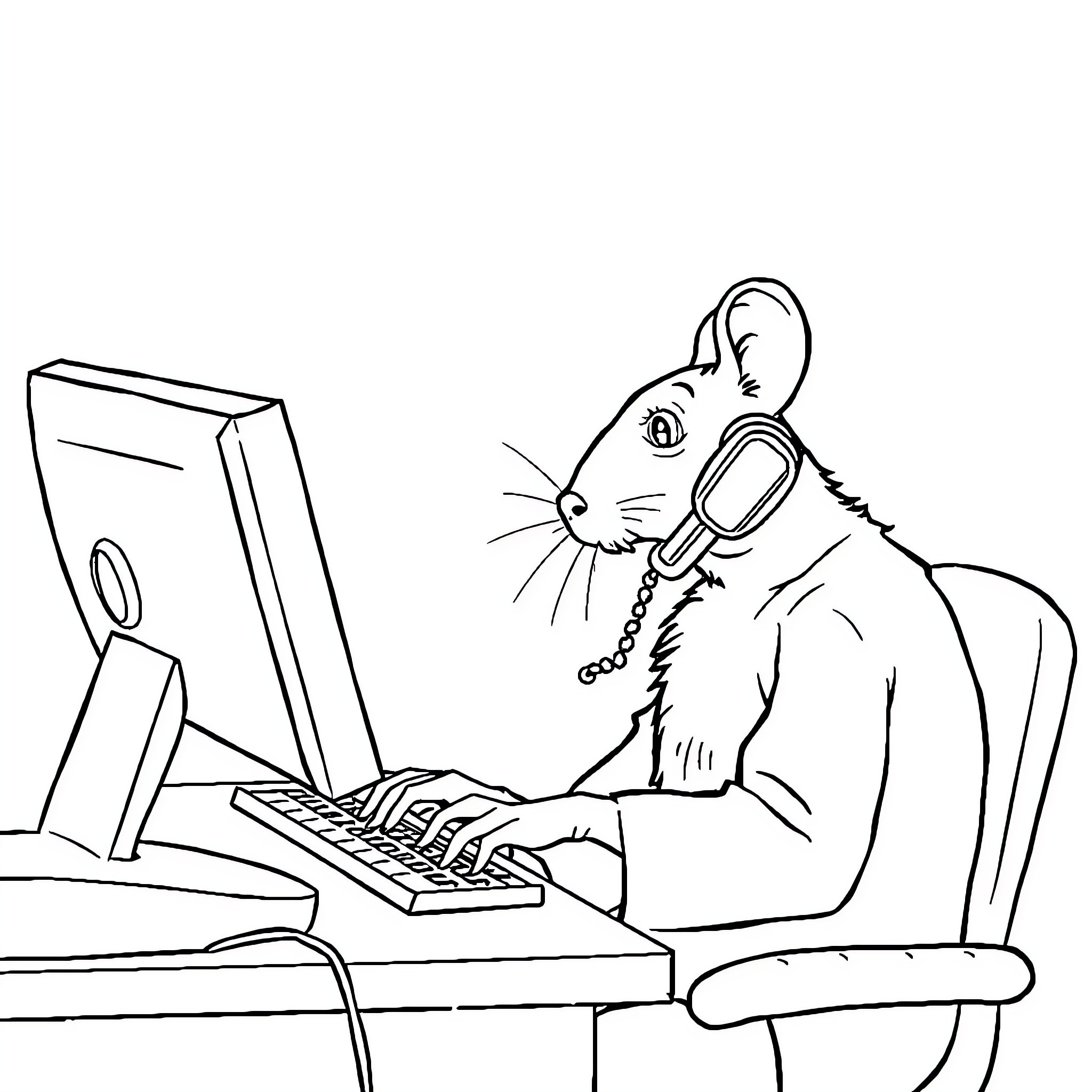 Best Rat Coloring Pages (Free Printable PDF)