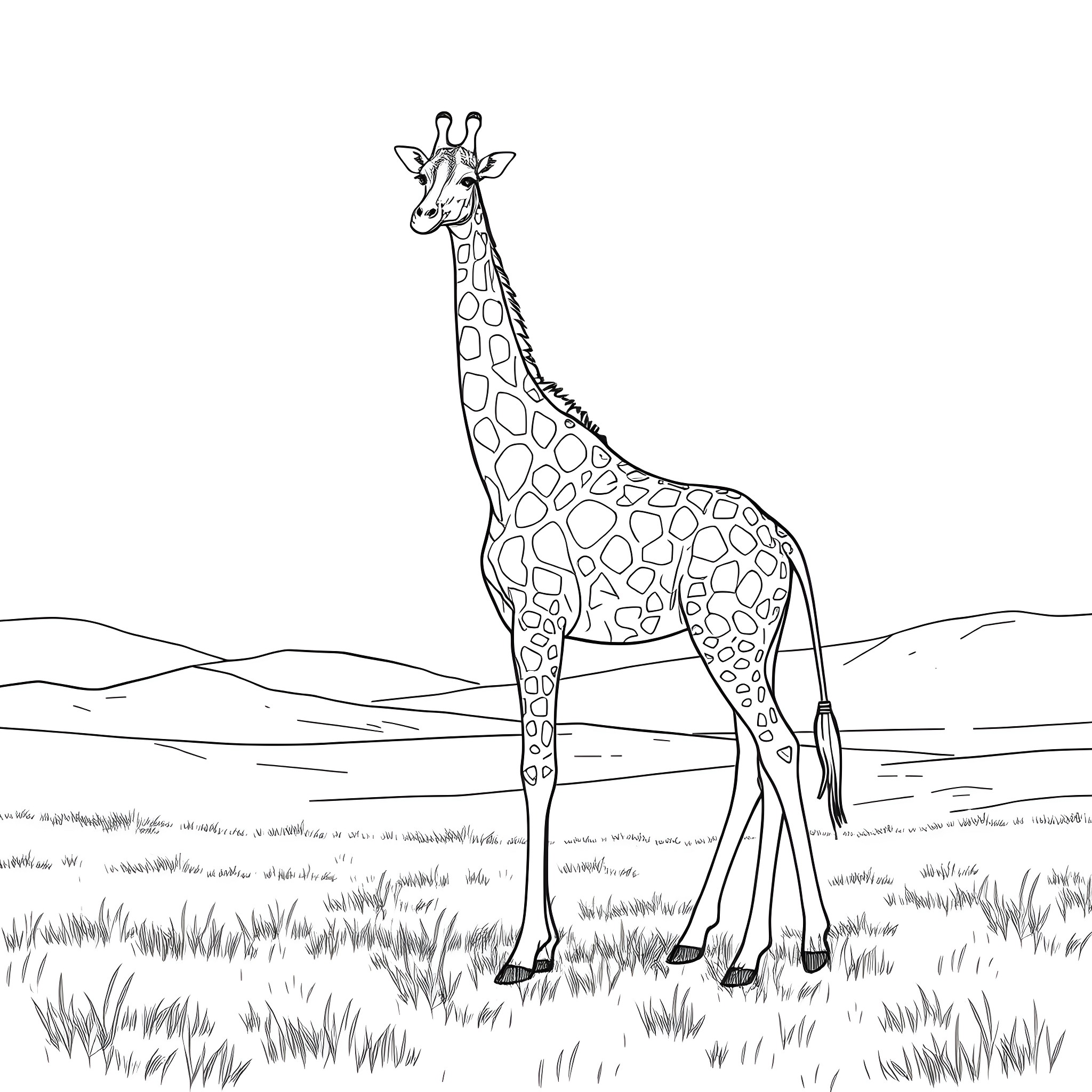 47 Best Giraffe Coloring Pages (Free Printable PDFs)