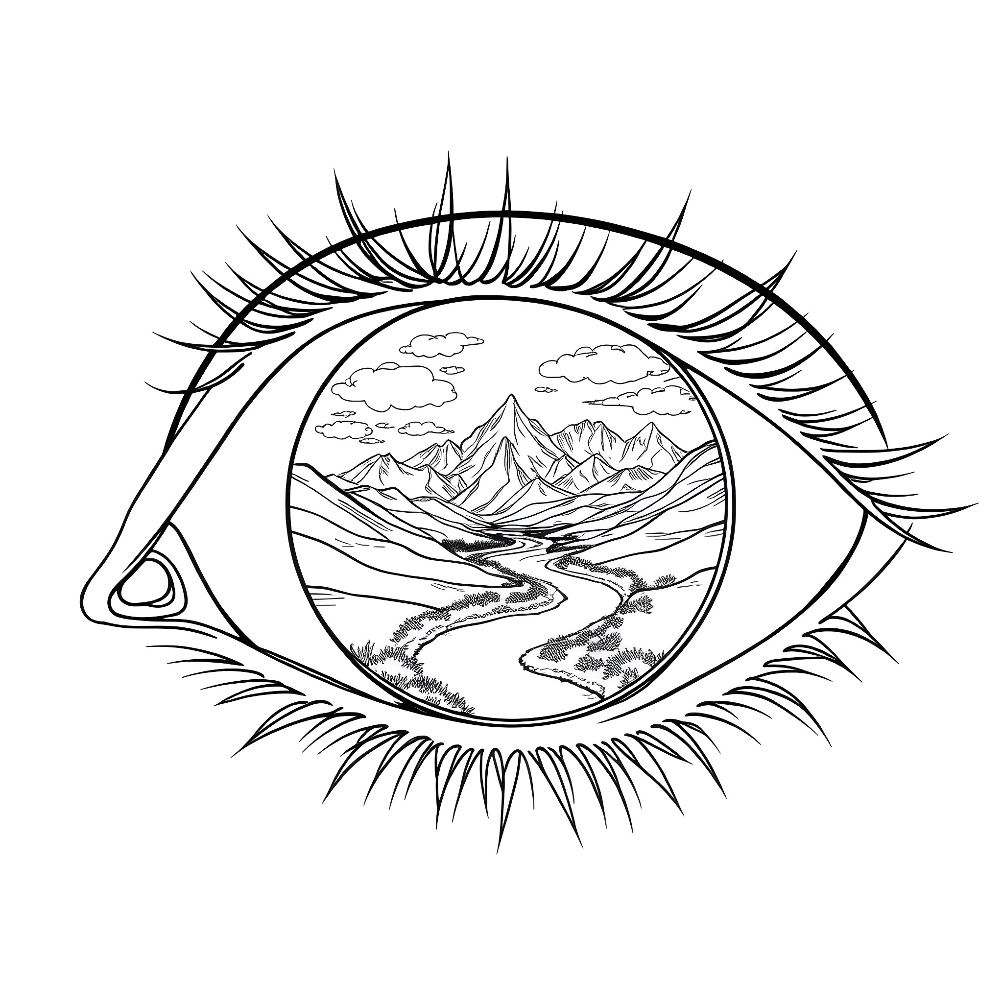 Best Eye Coloring Pages (Free Printable PDF)