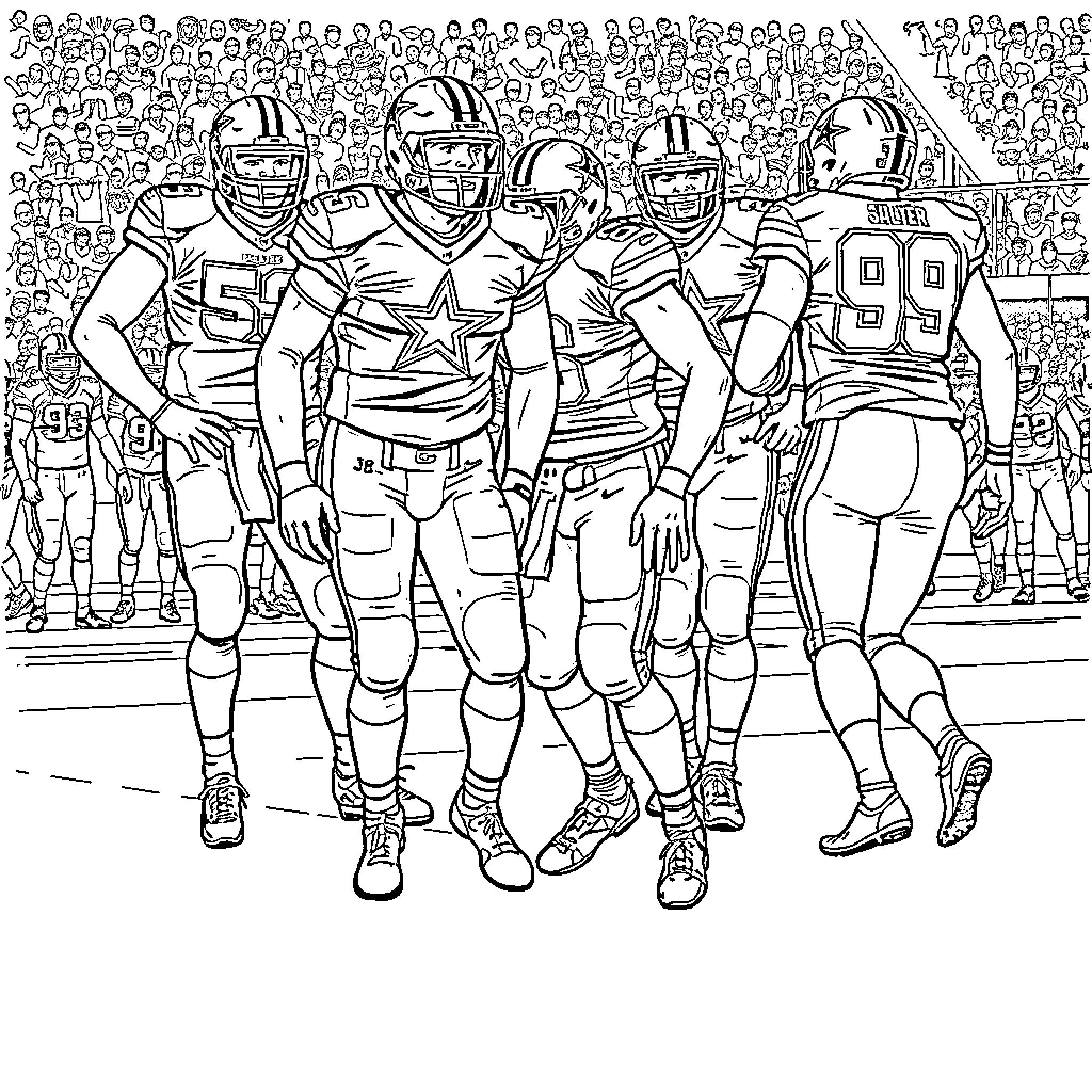 Best Dallas Cowboys Coloring Pages (Free Printable PDF)