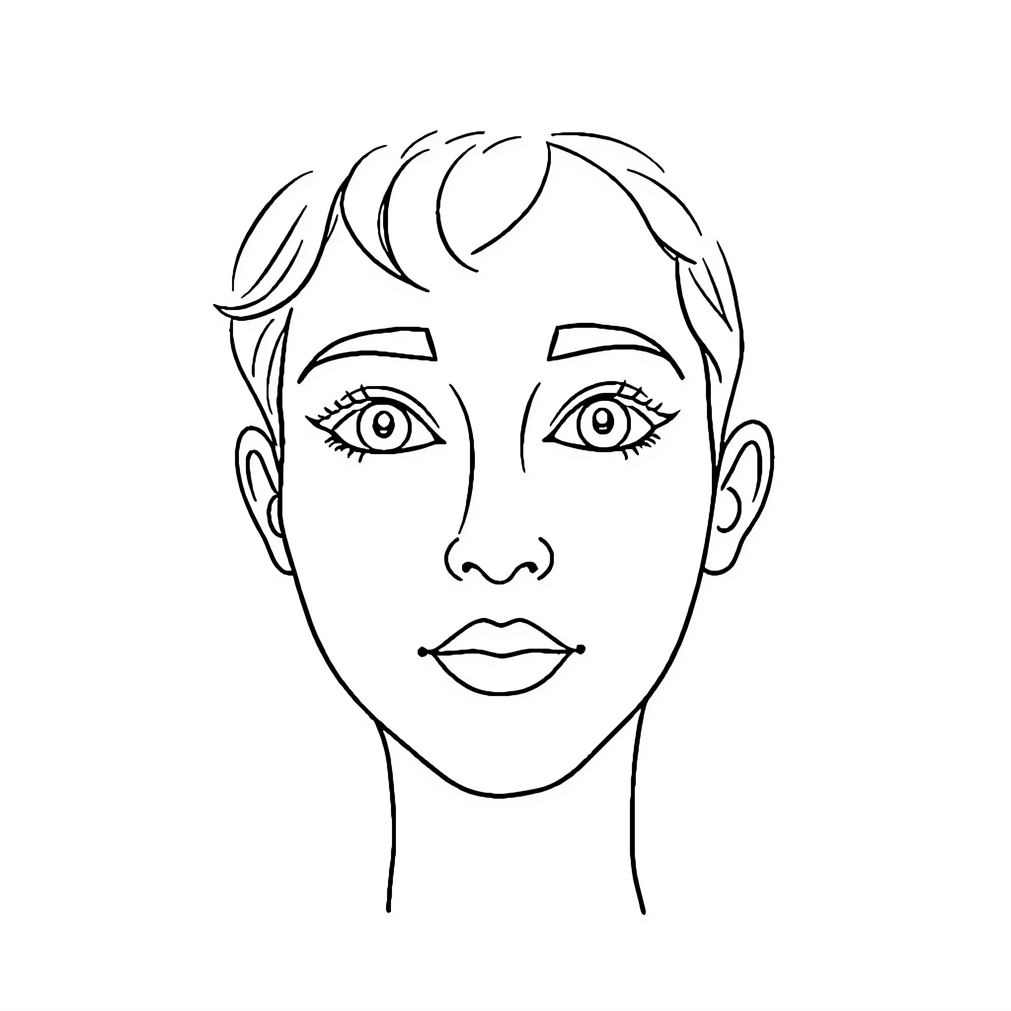 Best Face Coloring Pages (Free Printable PDF)