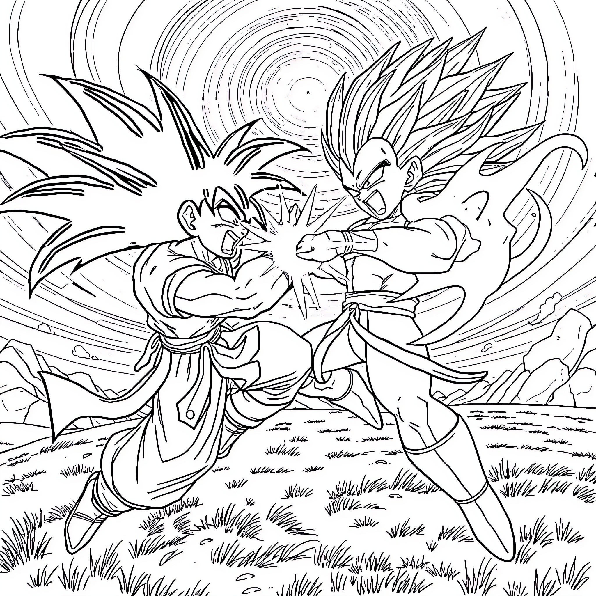 Best Goku Coloring Pages (Free Printable PDF)