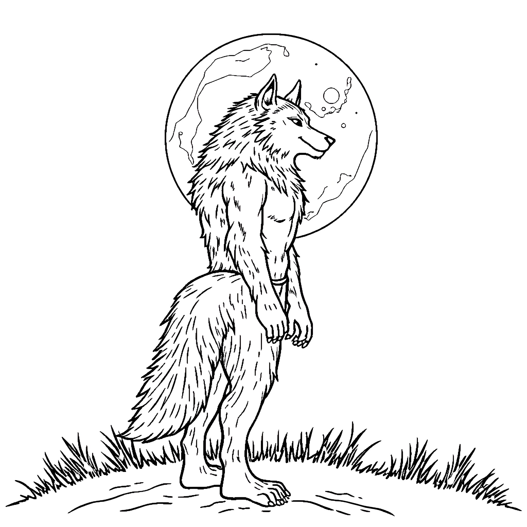 Best Werewolf Coloring Pages (Free Printable PDF)