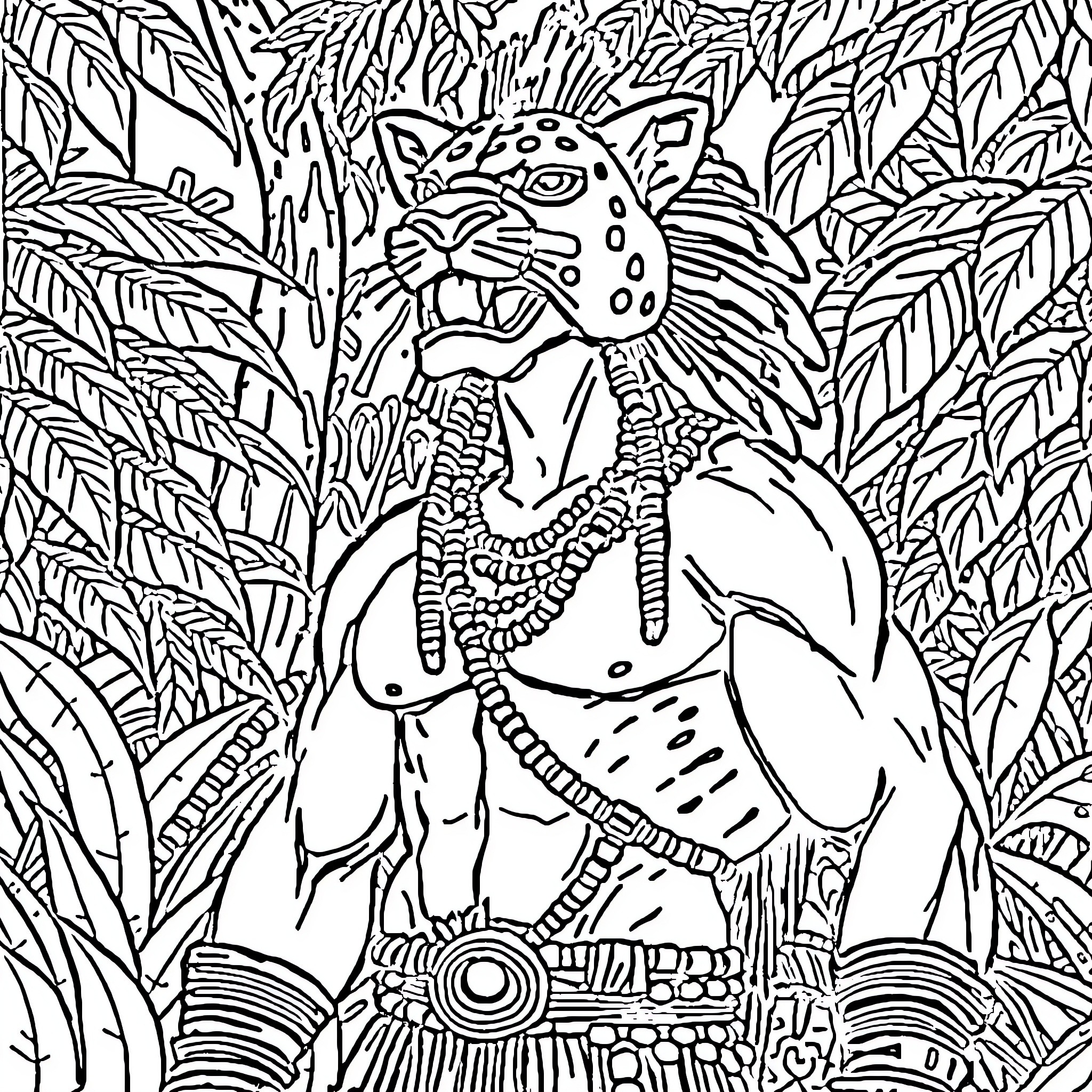 Best Aztec Warrior Coloring Pages (Free Printable PDF)