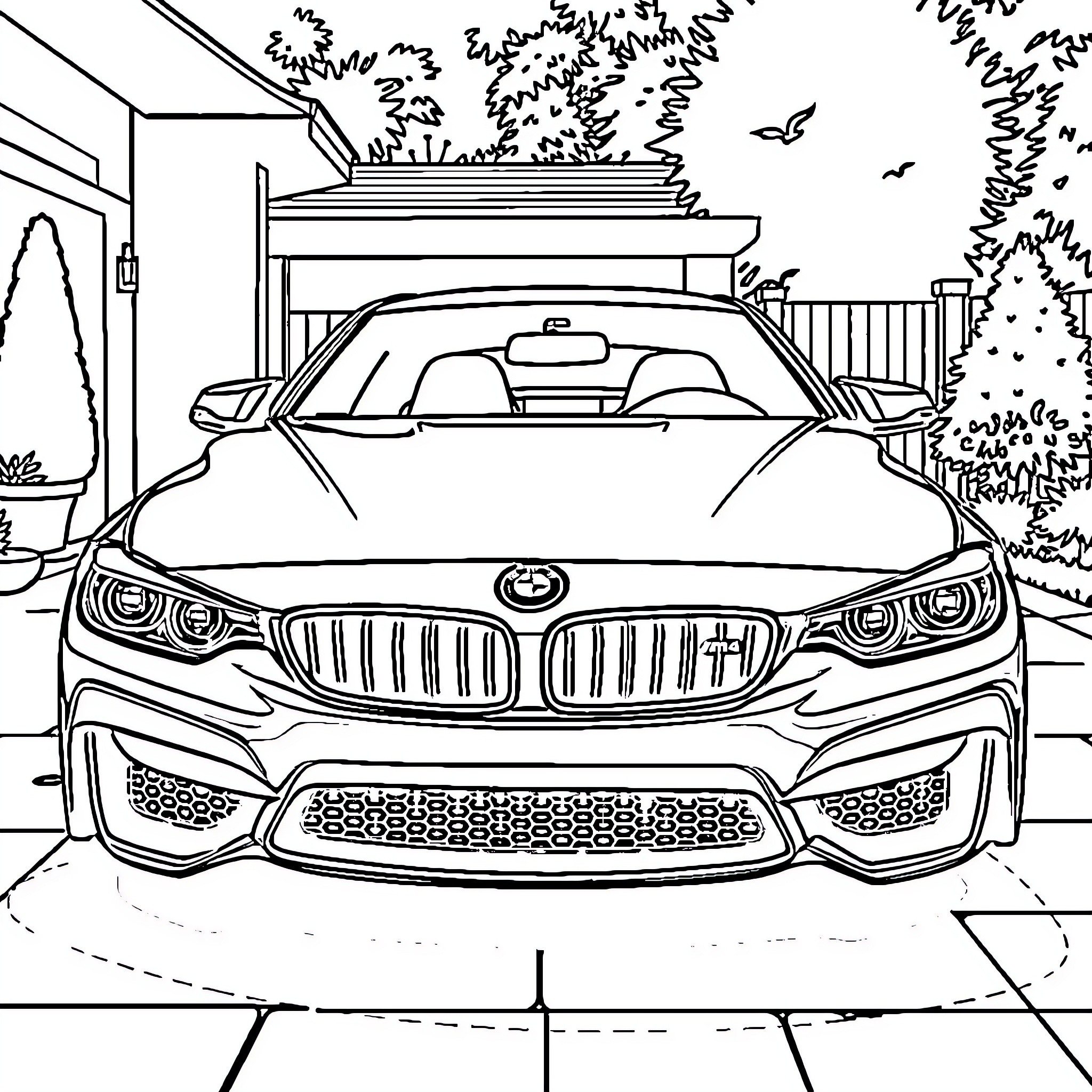Best BMW M4 Coloring Pages (Free Printable PDF)