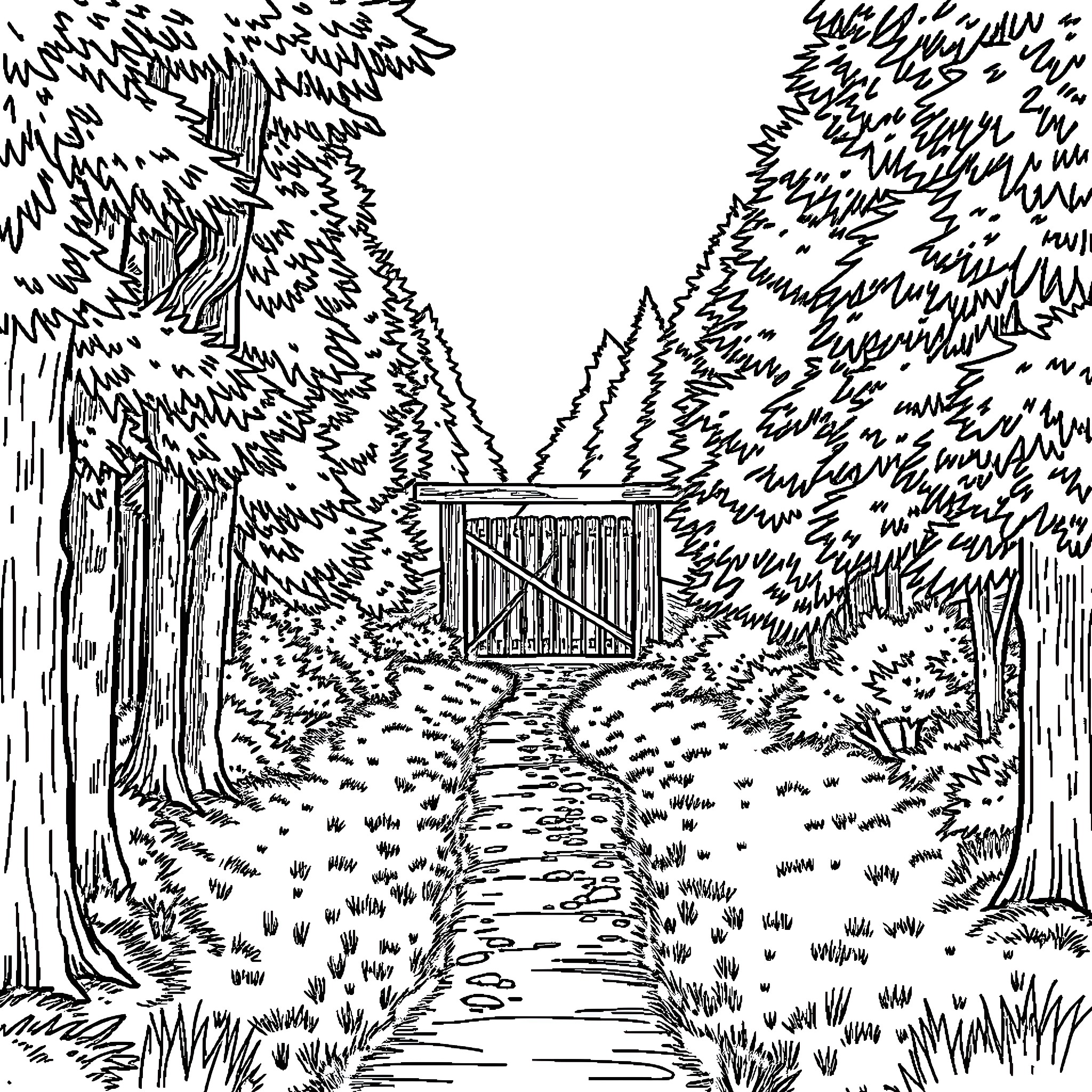 1 Best Gate Coloring Pages (Free Printable PDFs)