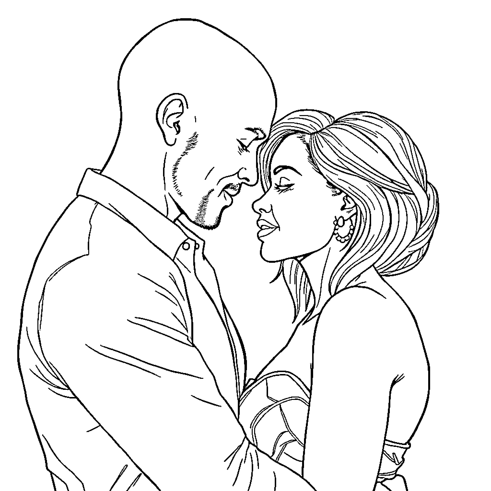 Best Man and Woman Coloring Pages (Free Printable PDF)