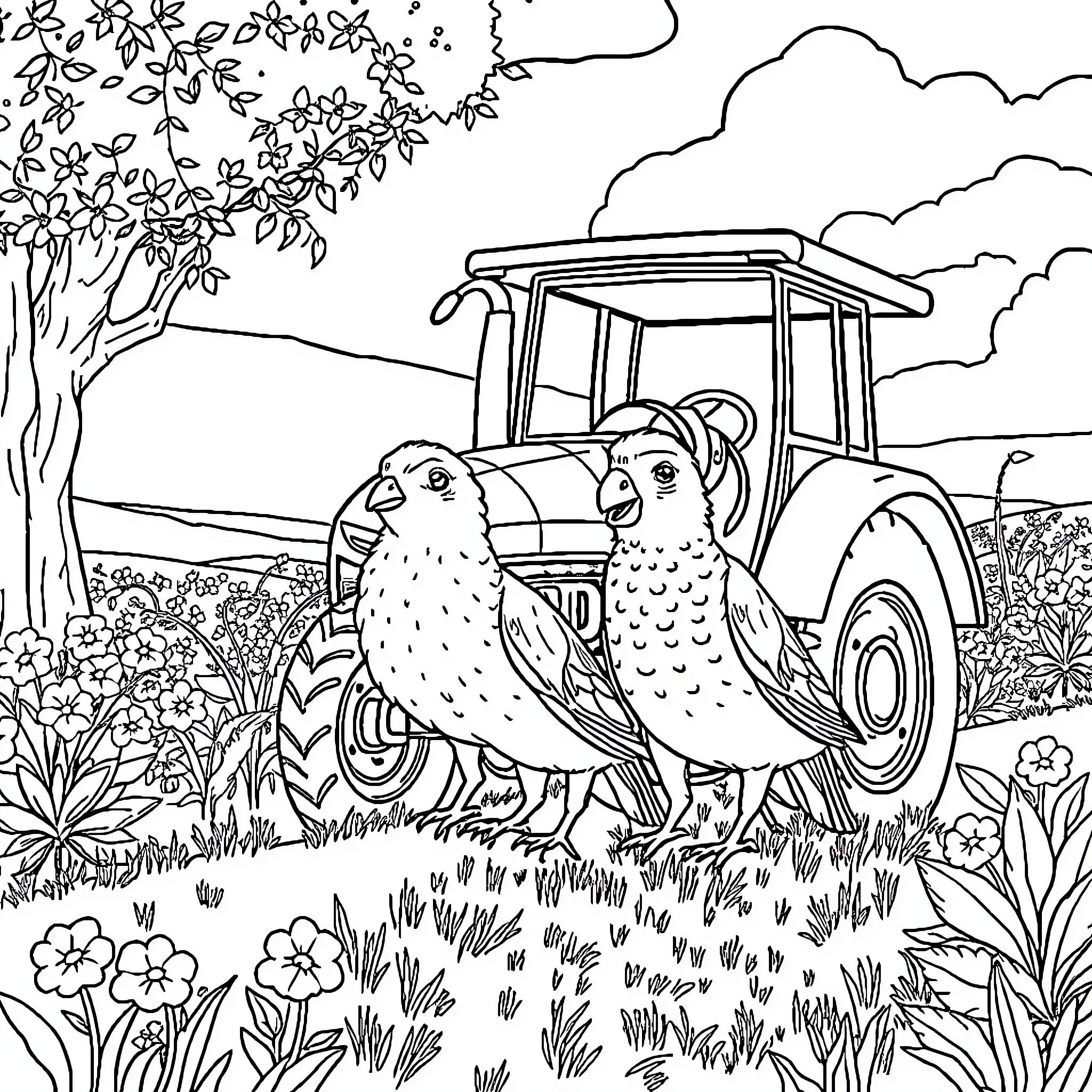 Best Farm Coloring Pages (Free Printable PDF)