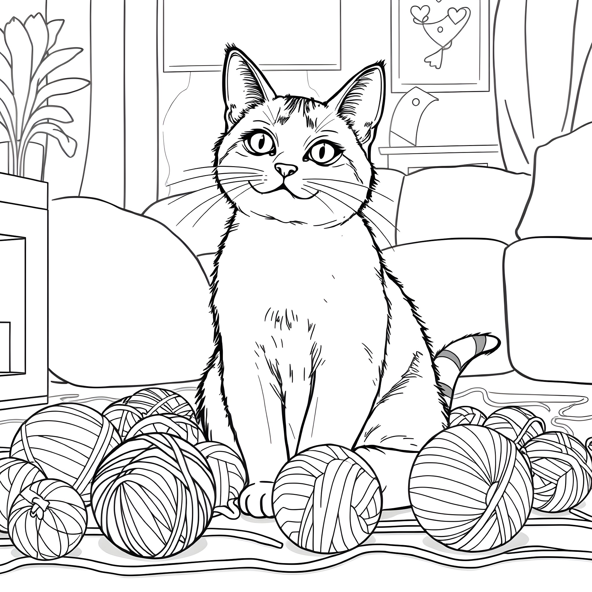 Best Tuxedo Cat Coloring Pages (Free Printable PDF)