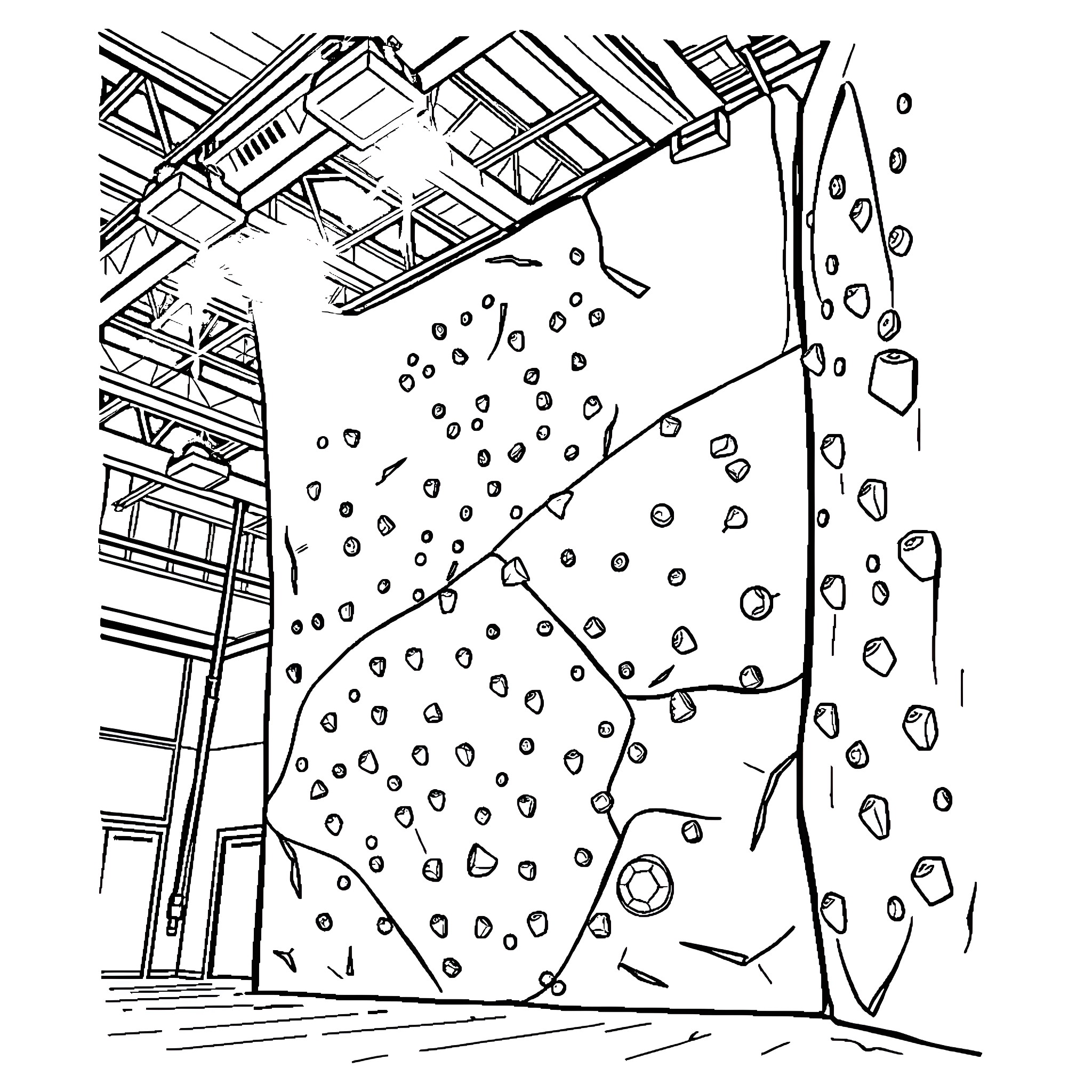 3 Best Bouldering Coloring Pages (Free Printable PDFs)