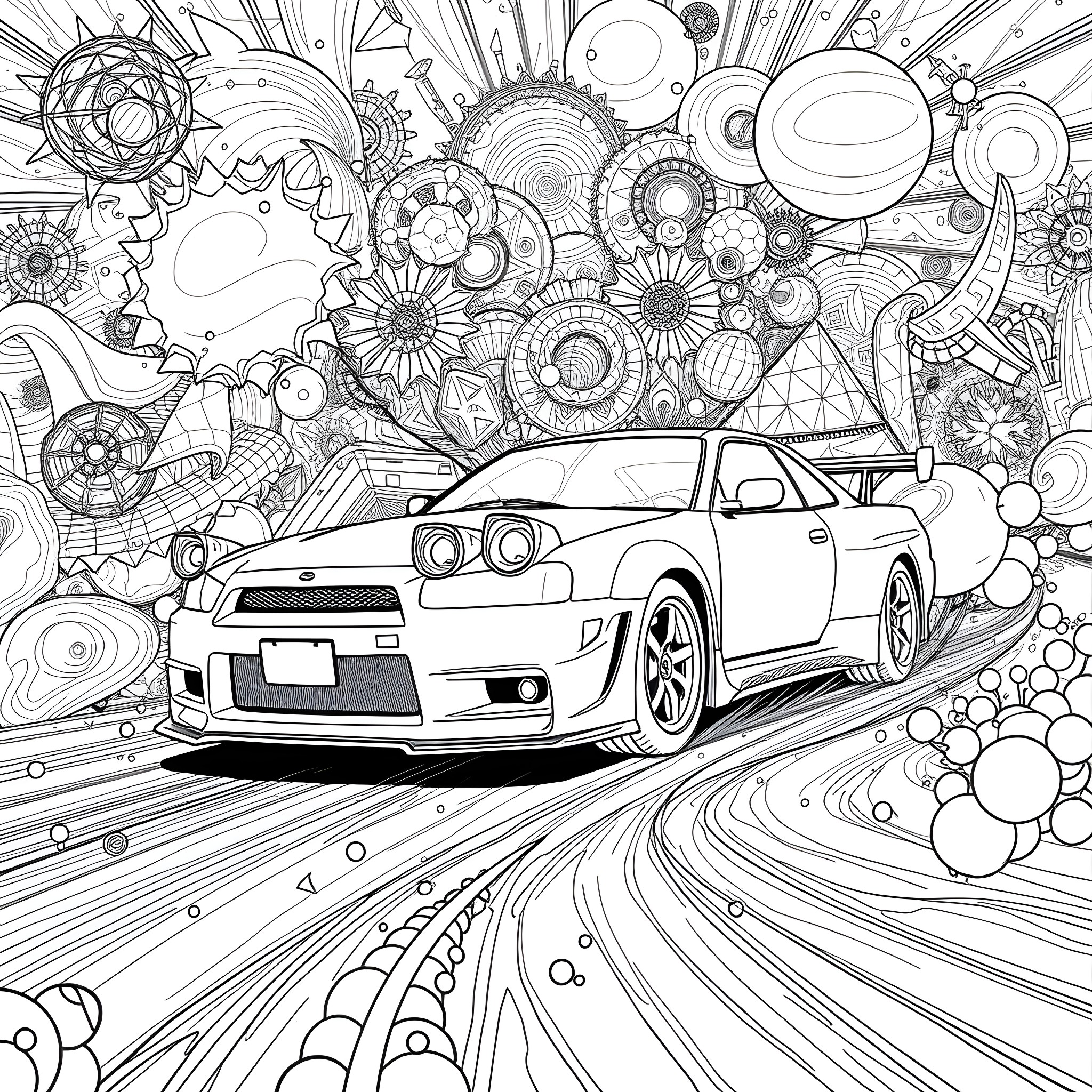 Best Nissan Skyline Coloring Pages (Free Printable PDF)