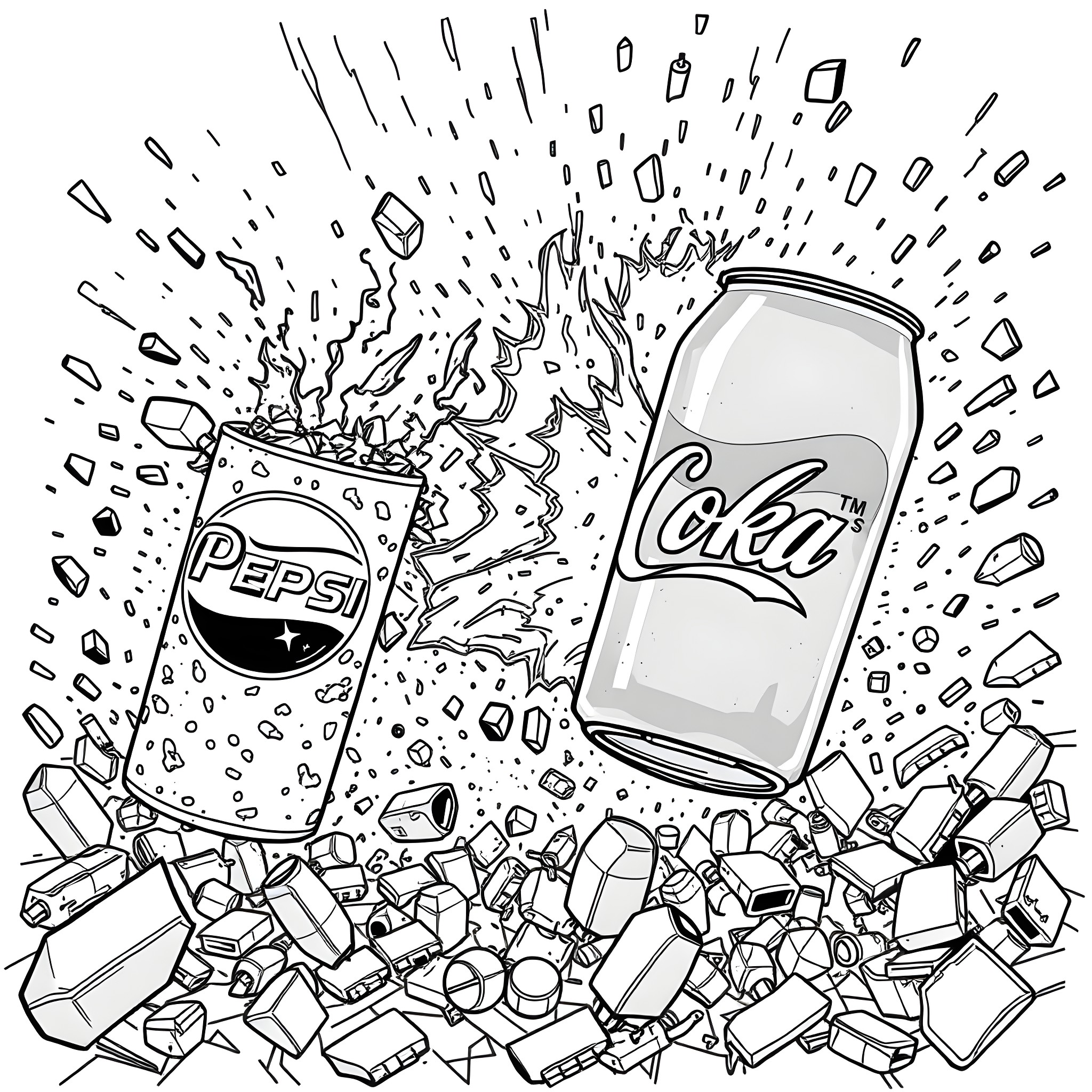Best Pepsi Coloring Pages (Free Printable PDF)