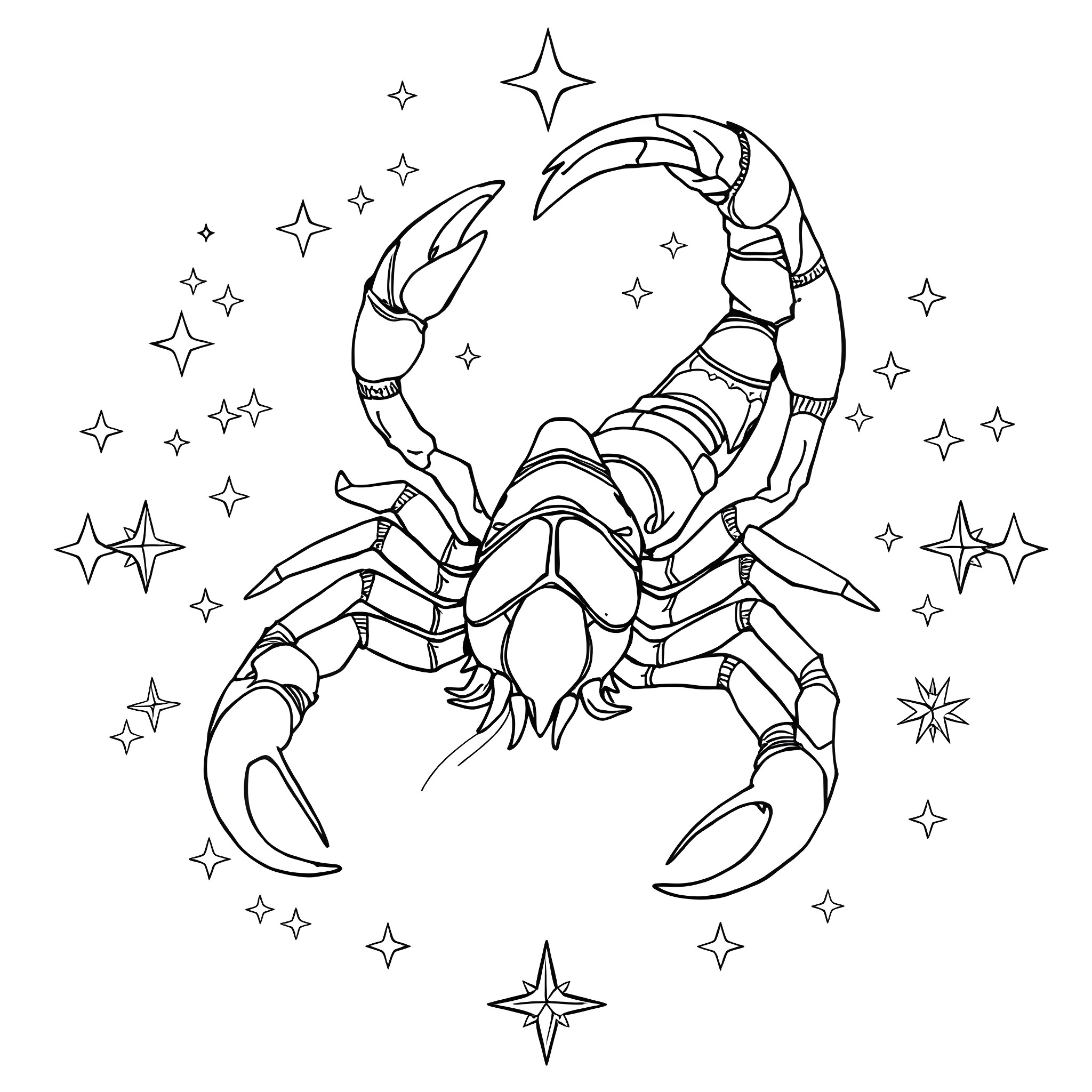 Best Scorpio Coloring Pages (Free Printable PDF)