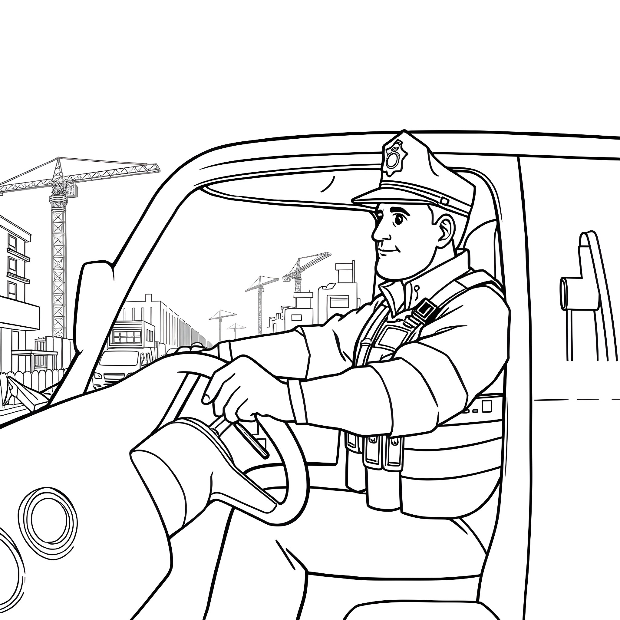 4 Best Police Man Coloring Pages (Free Printable PDFs)