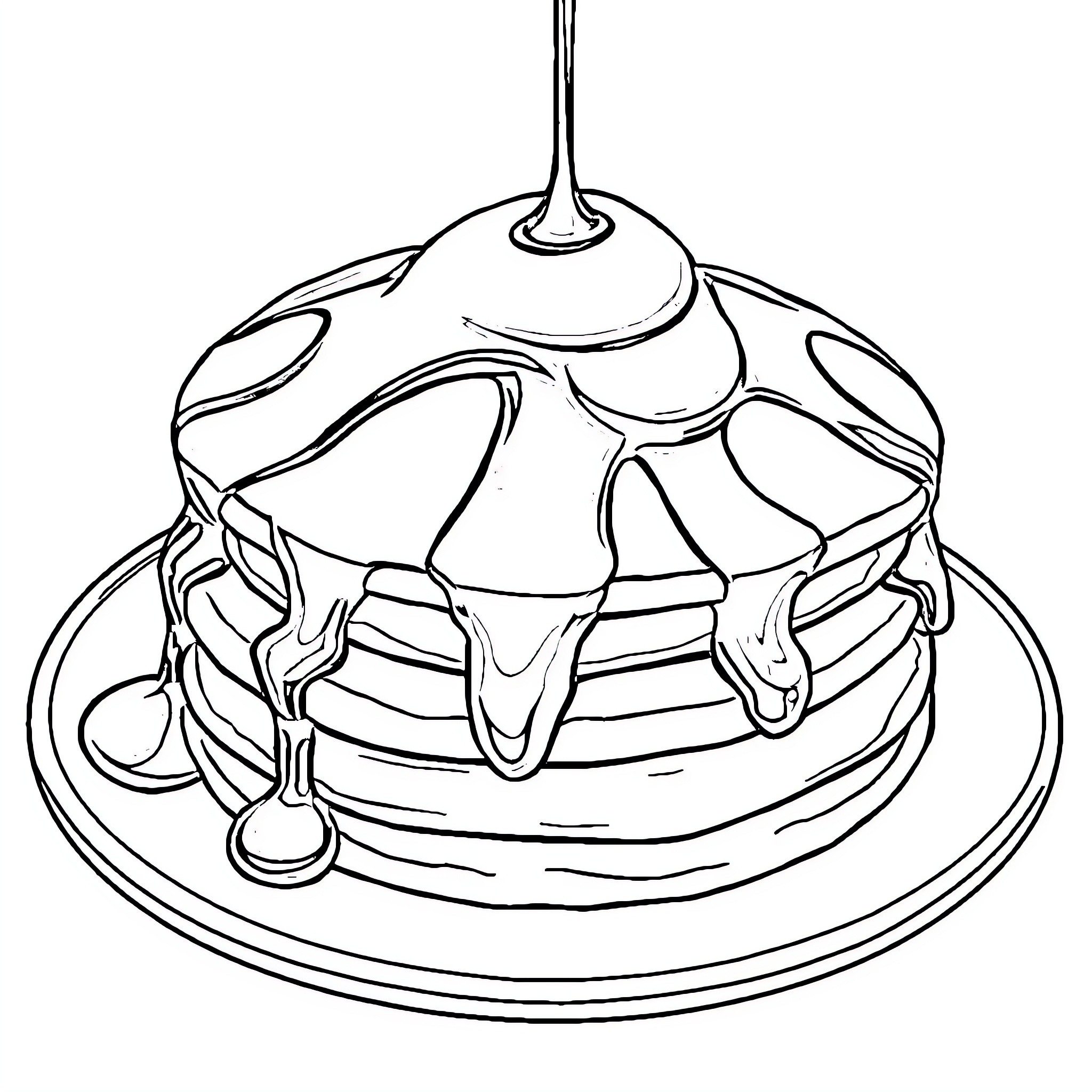 Best Pancake Coloring Pages (Free Printable PDF)
