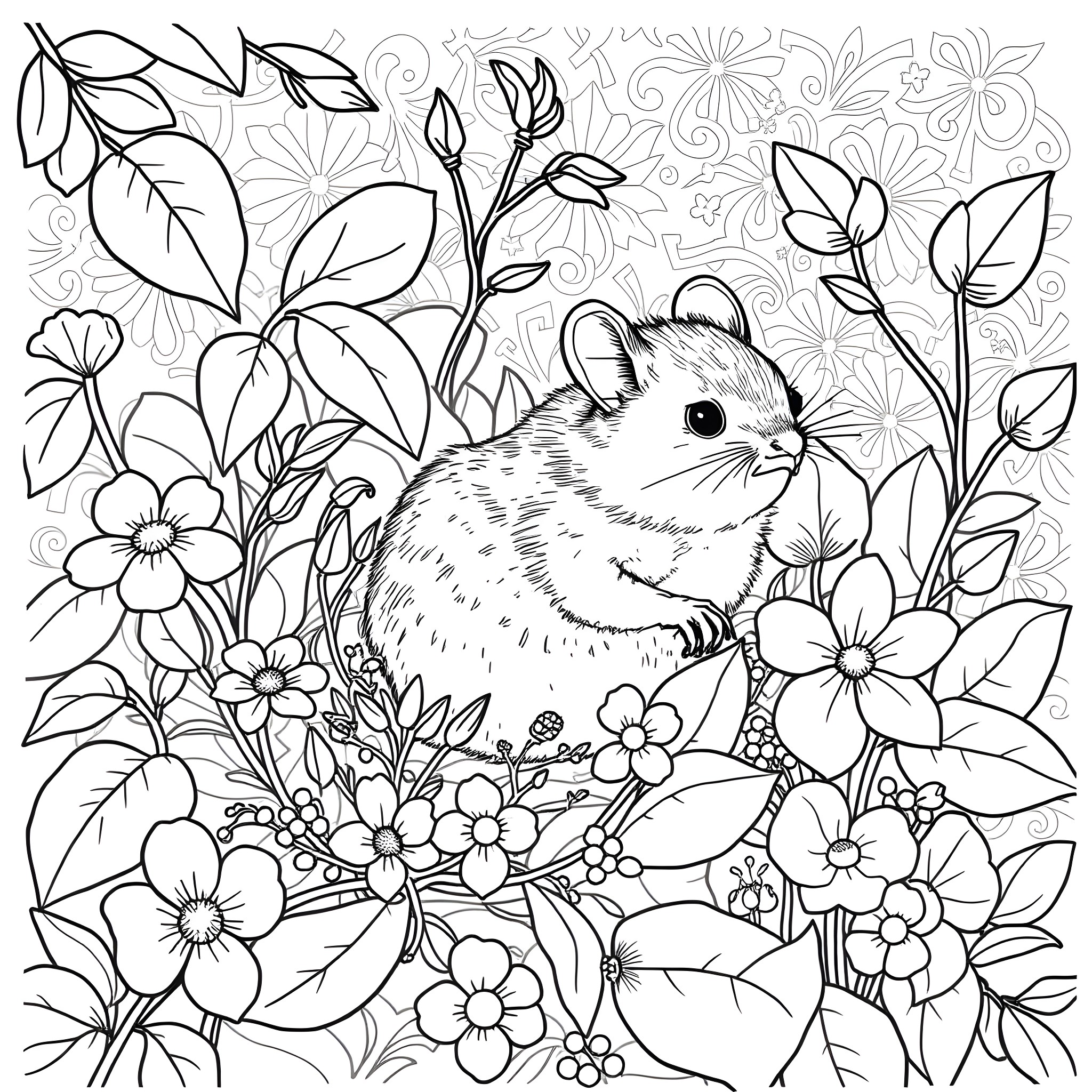 1 Best Hazel Dormouse Coloring Pages (Free Printable PDFs)