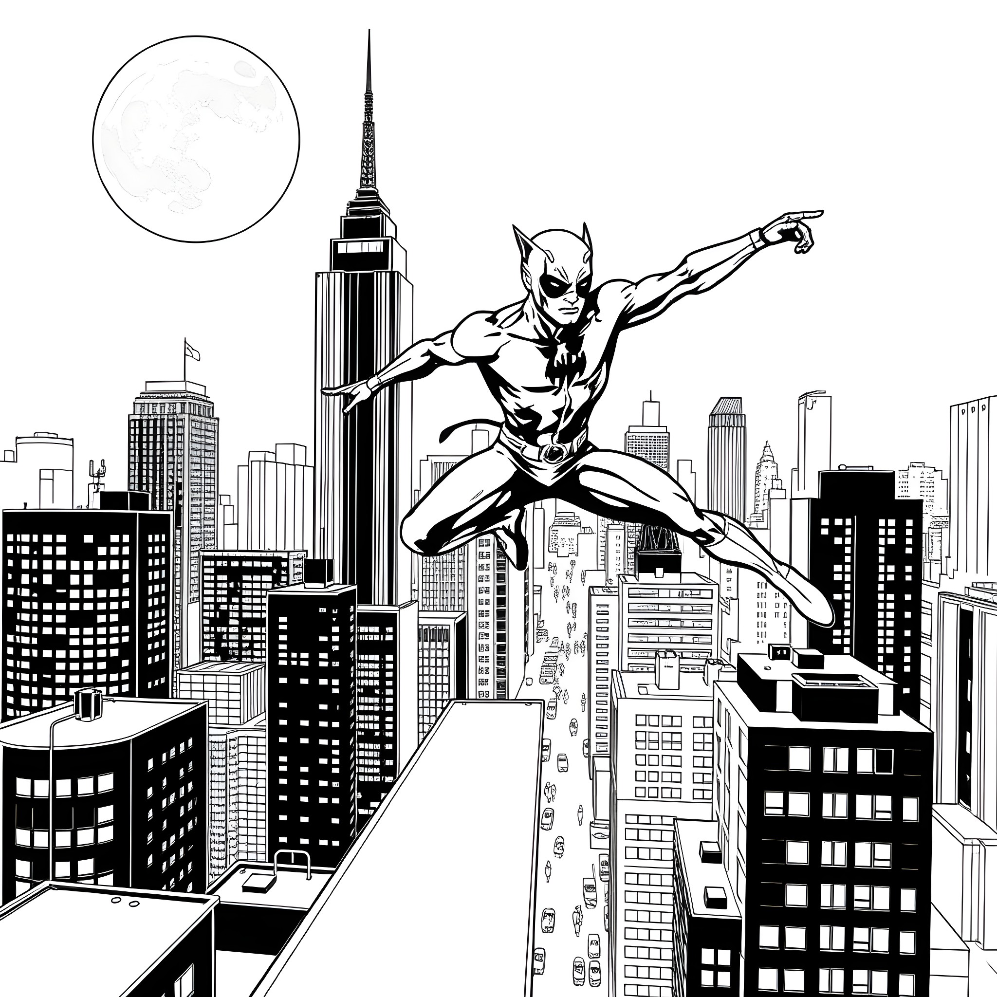 10 Best Daredevil Coloring Pages (Free Printable PDFs)