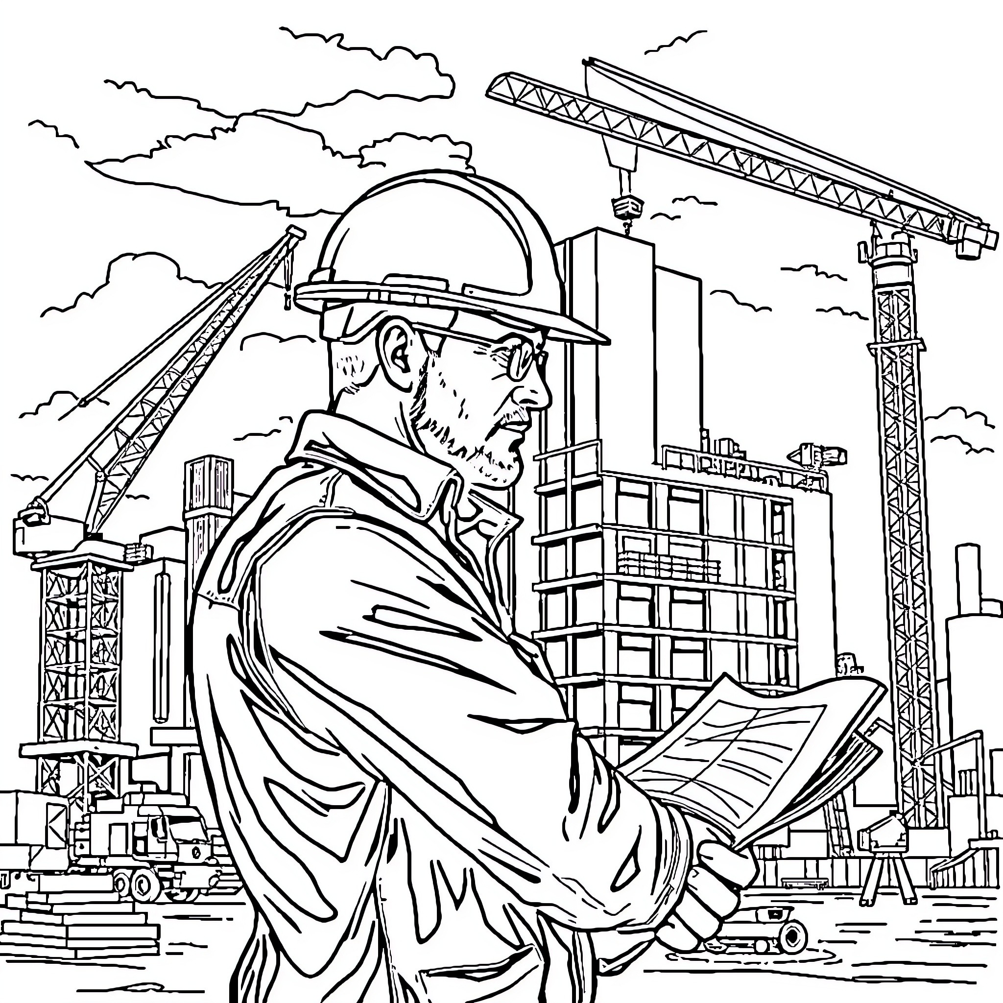 28 Best Engineer Coloring Pages (Free Printable PDFs)
