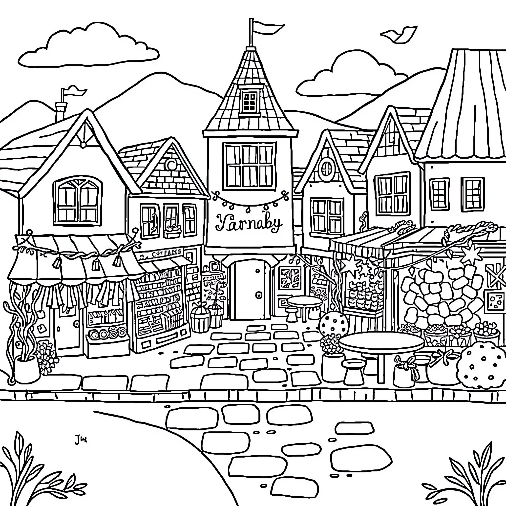 8 Best Yarnaby Coloring Pages (Free Printable PDFs)