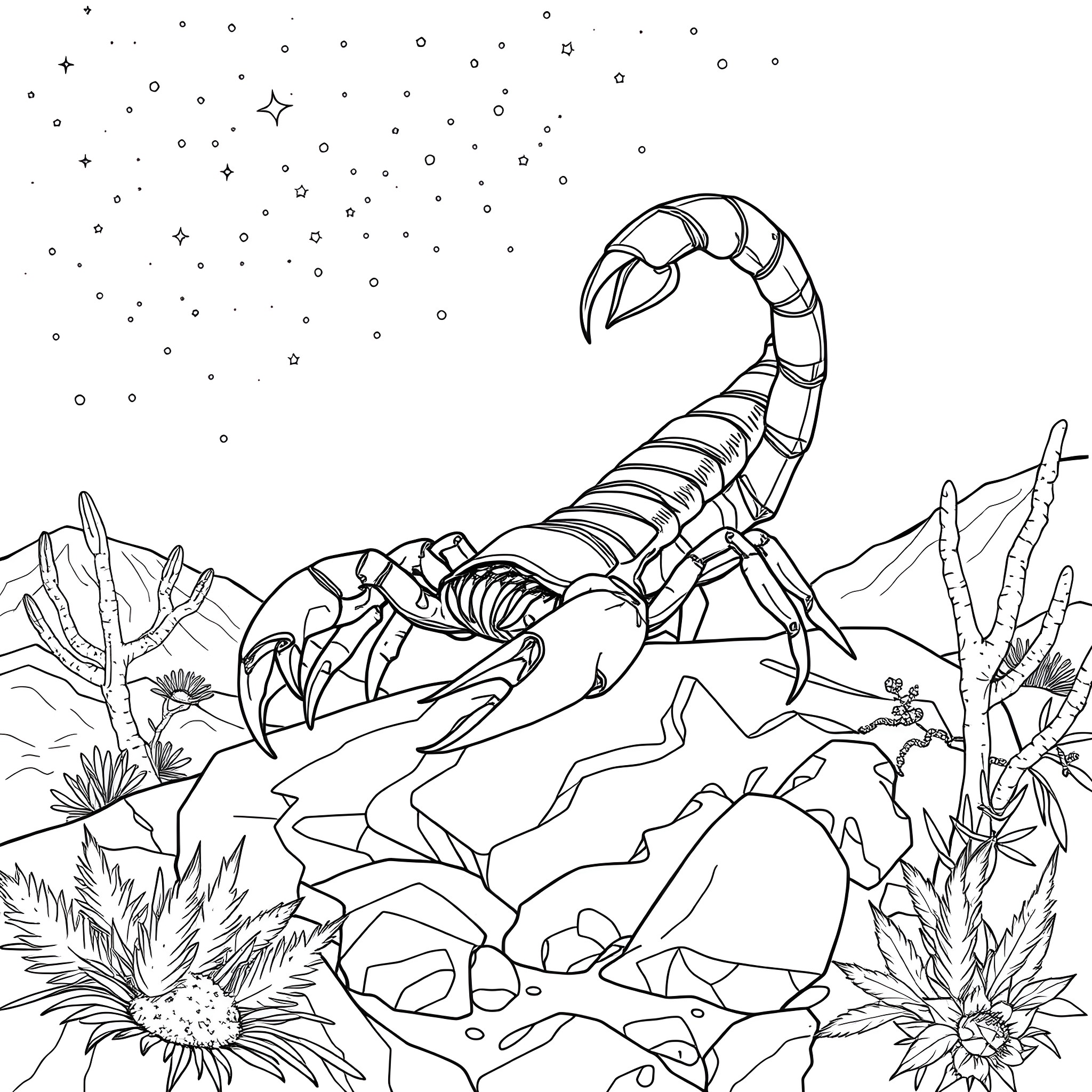 Best Scorpio Coloring Pages (Free Printable PDF)