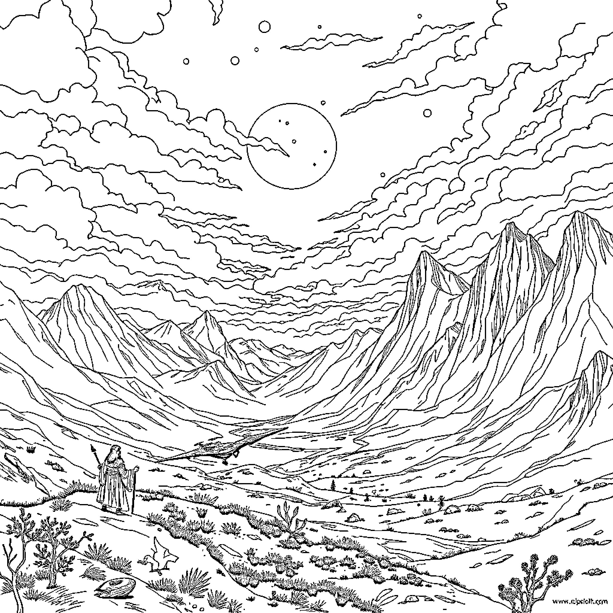 Best Earth Moon Sun Coloring Pages (Free Printable PDF)