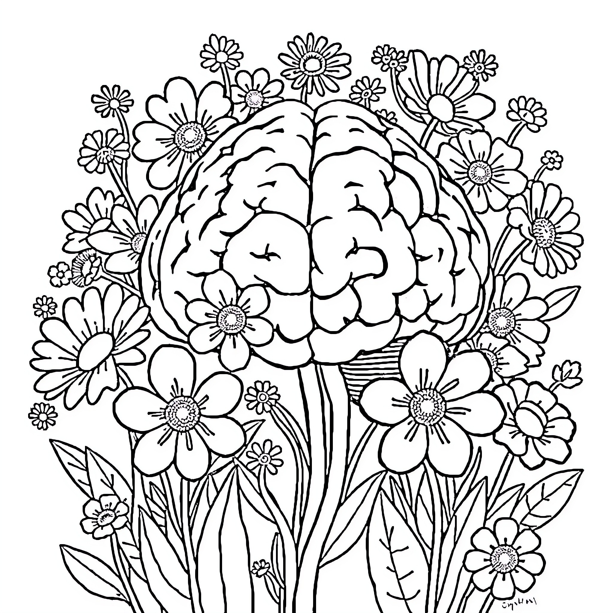 Best Brain Coloring Pages (Free Printable PDF)